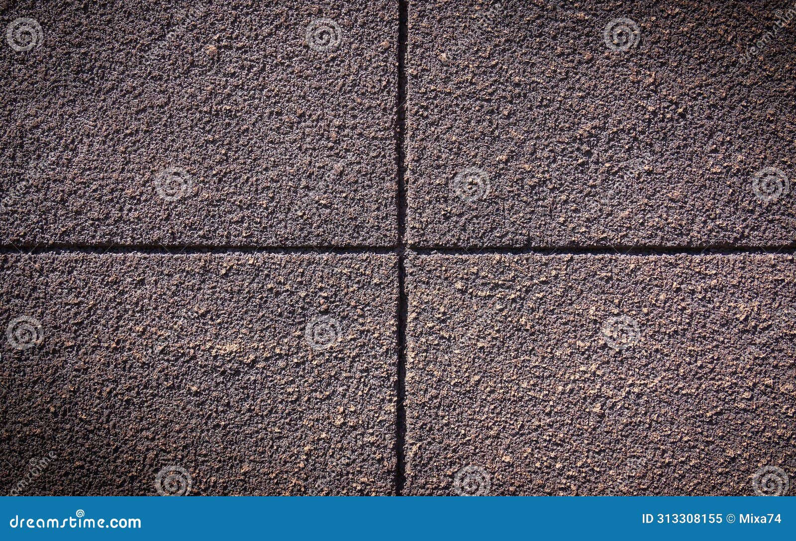 Four Squares on a Concrete Wall, Copy Space Stock Image - Image of copy ...
