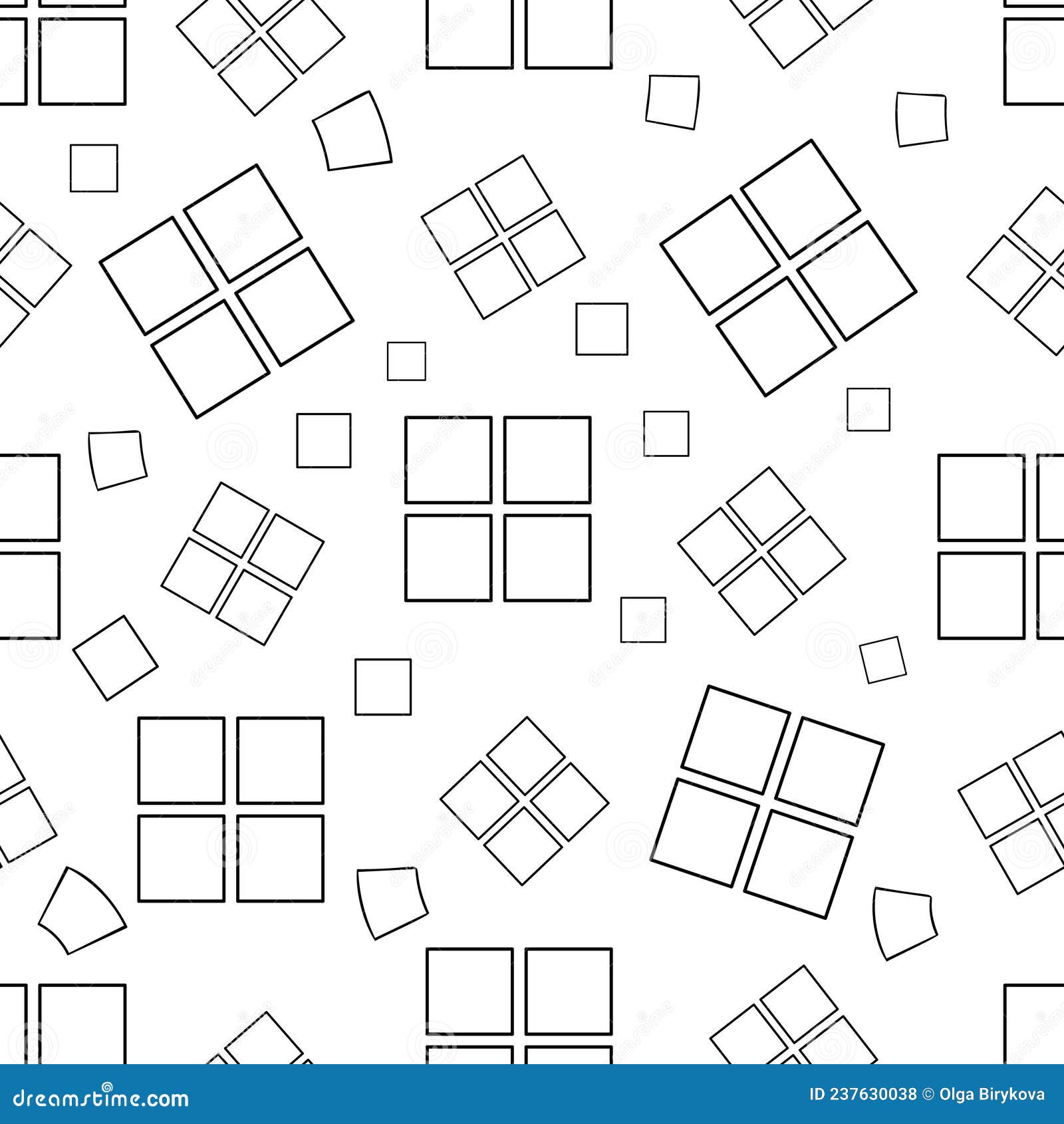 Four squares stock illustration. Illustration of fabric - 237630038