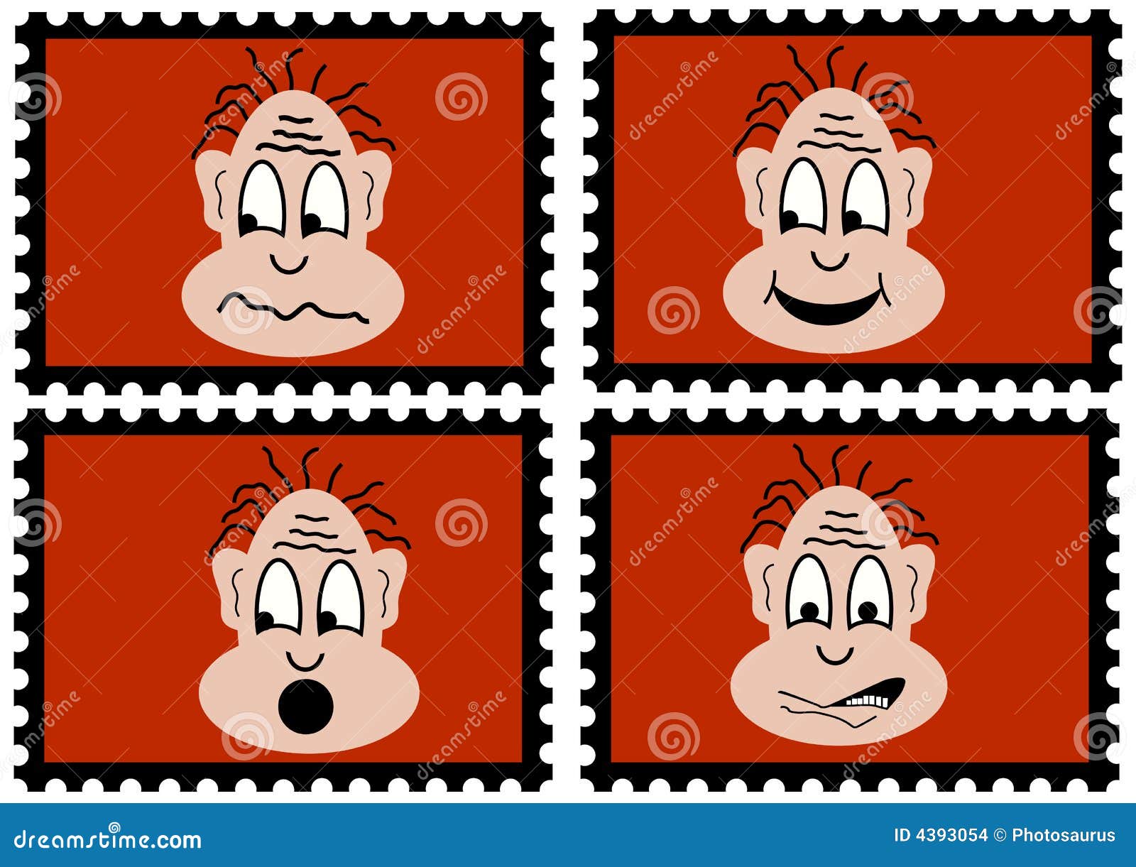 9 Different Mimics Cartoon Vector | CartoonDealer.com #2505267