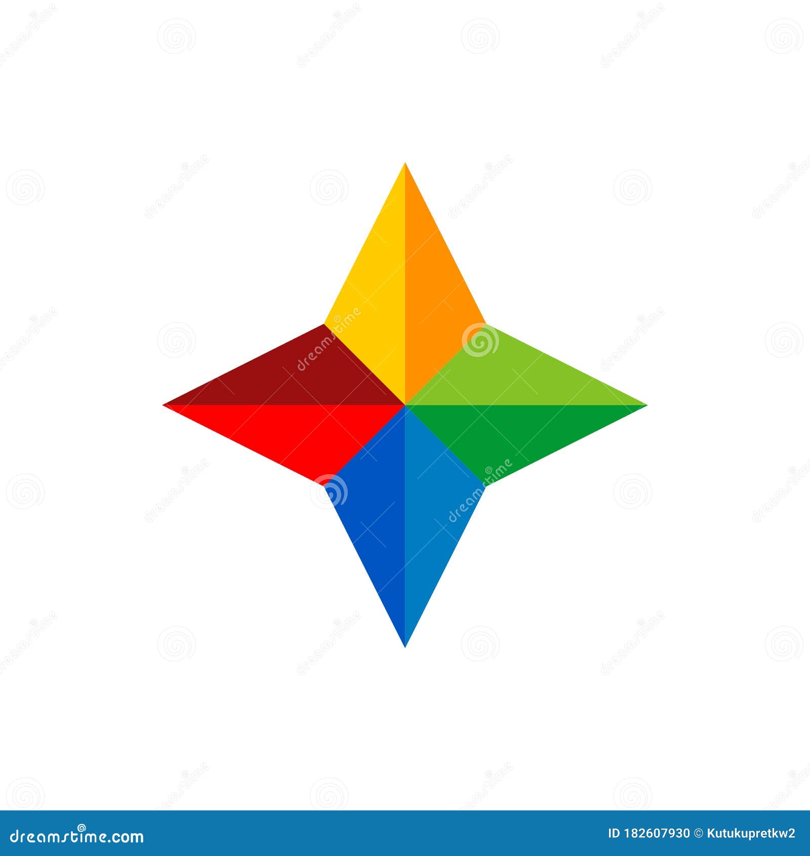 Four Star Colorful Logo Template Illustration Design. Vector EPS 10 ...