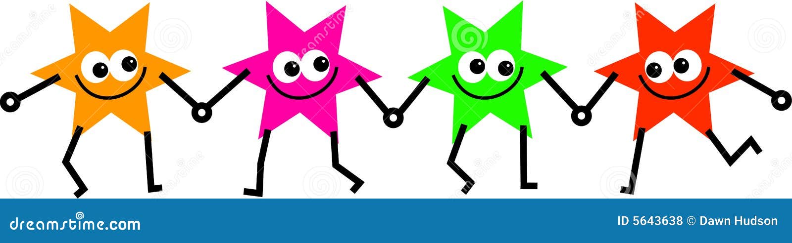 Four star team stock illustration. Illustration of trust - 5643638