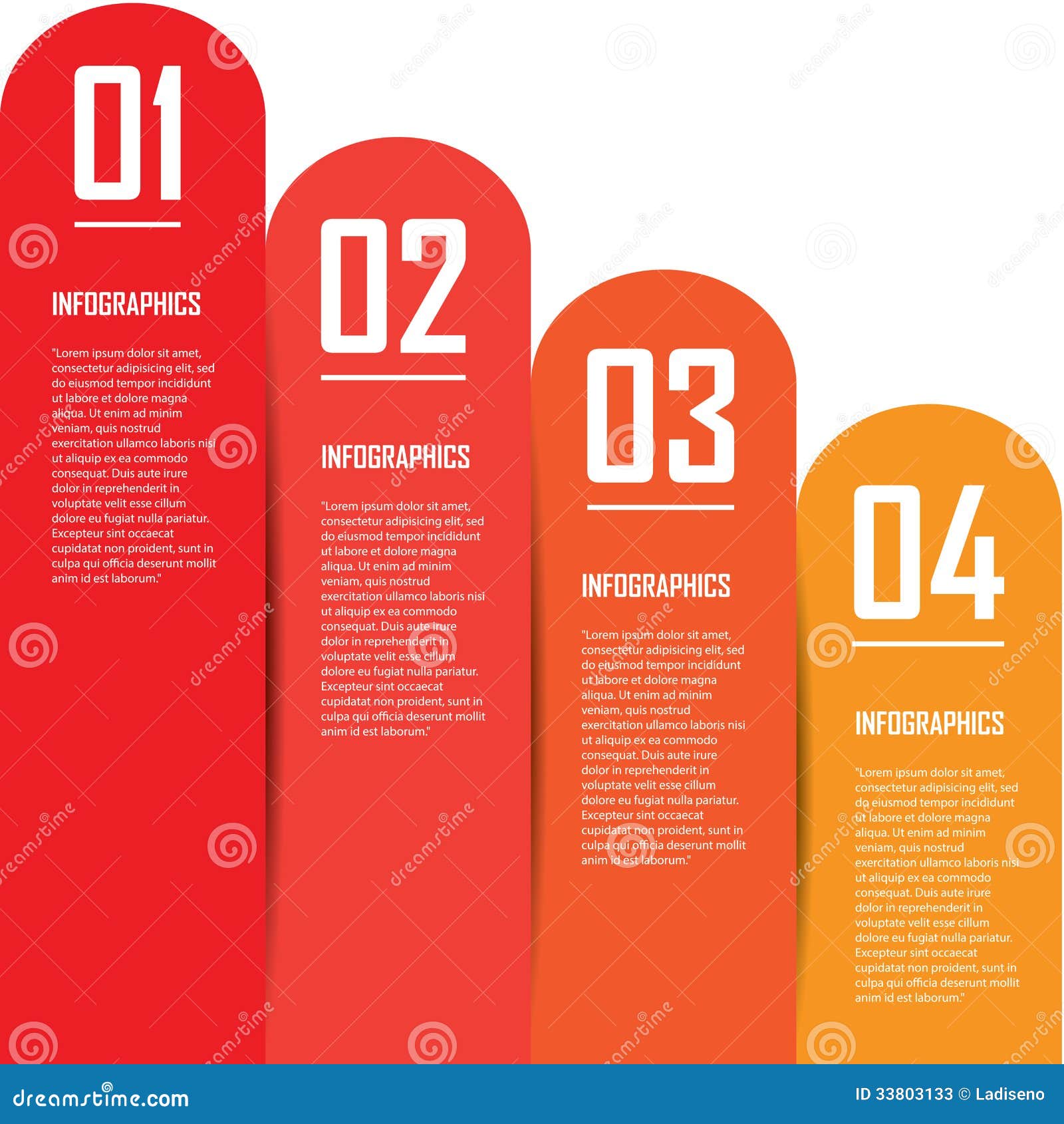 Four steps stock illustration. Illustration of options - 33803133