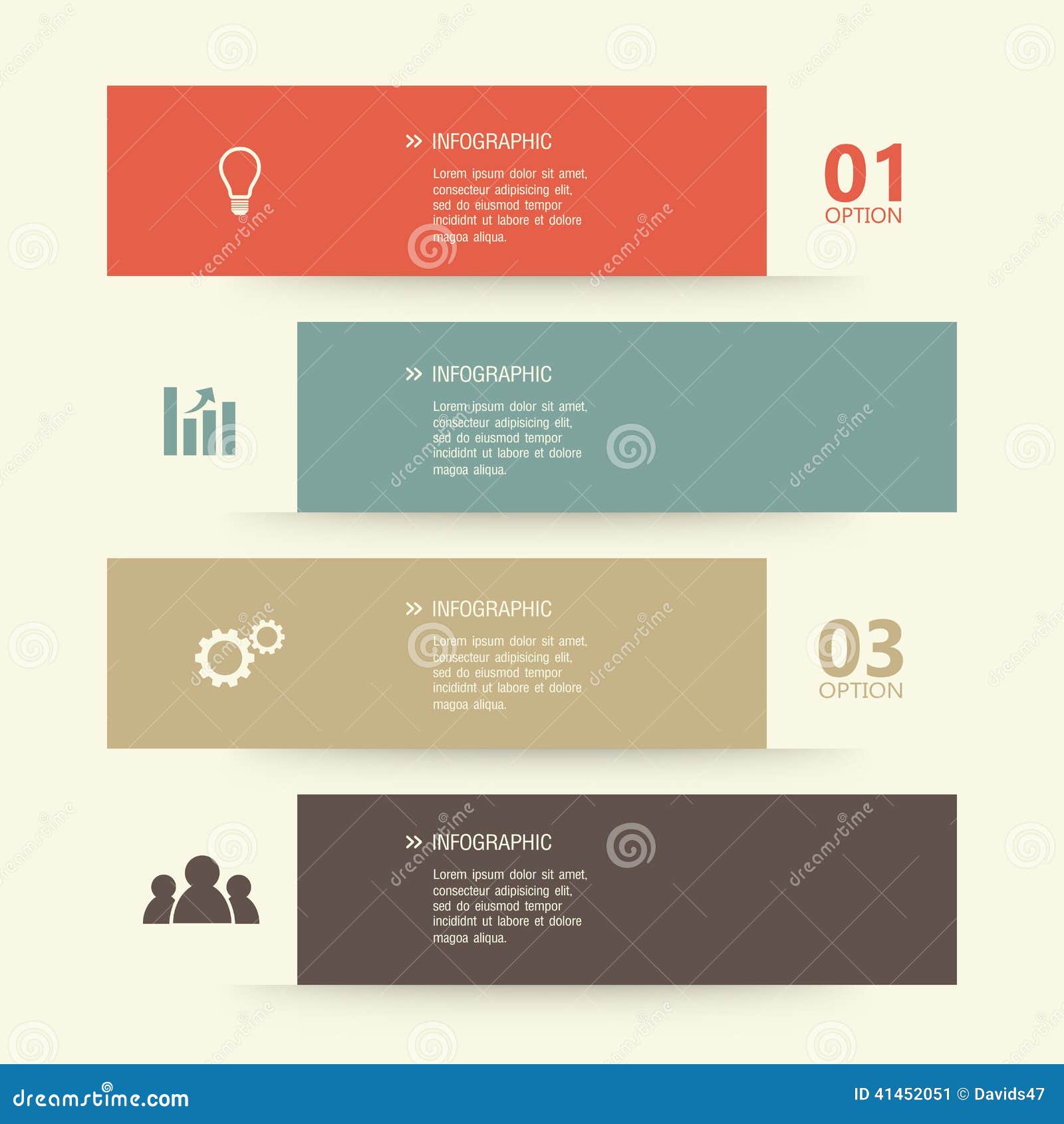 Four Steps stock vector. Illustration of page, special - 41452051