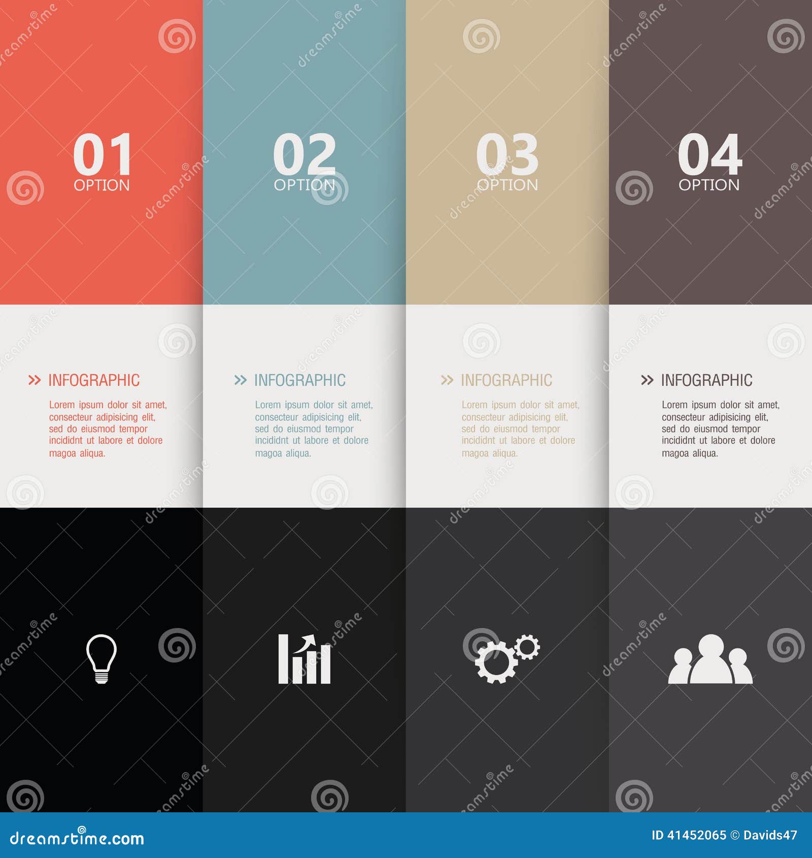 Four Steps stock vector. Illustration of card, special - 41452065