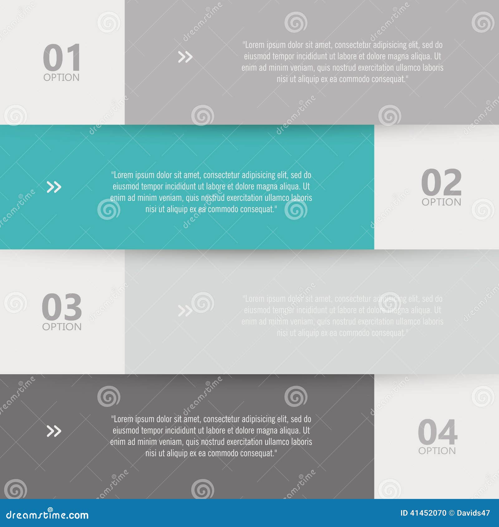 Four Steps stock vector. Illustration of creative, version - 41452070