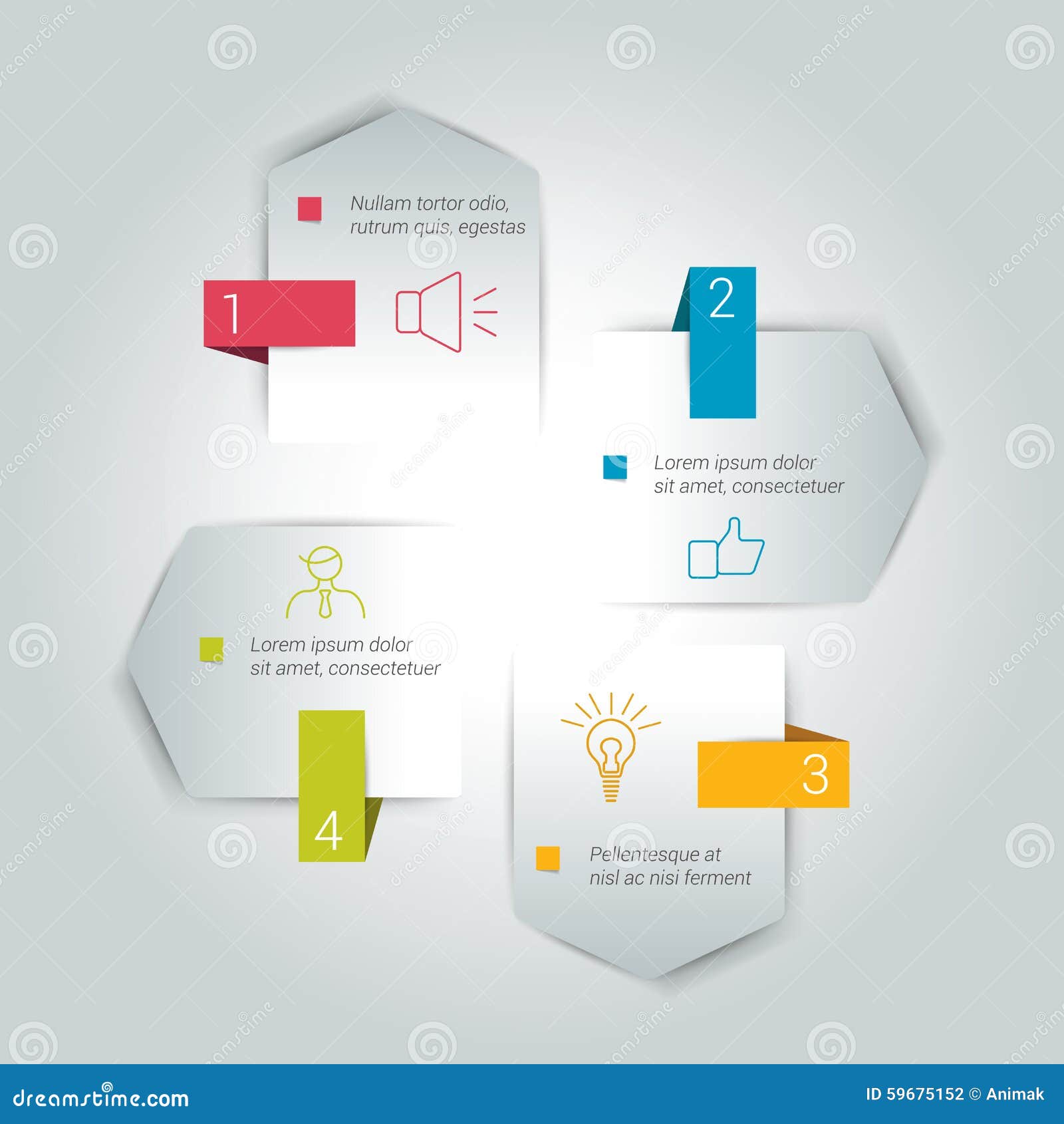 8 Steps Arrow Timeline Infographic Element. EPS 10. Vector Illustration ...