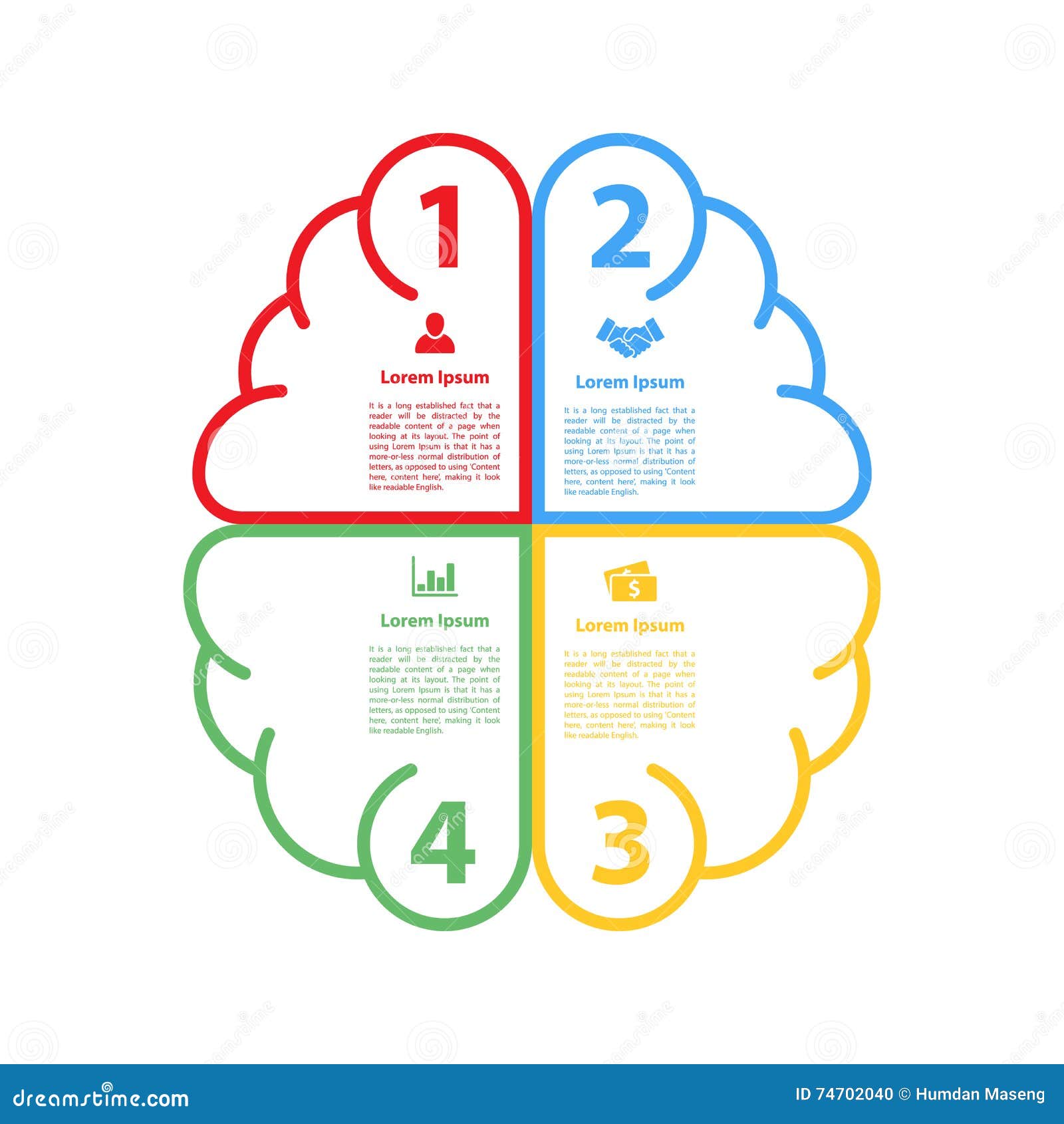 Infographic Brain Vector Design Template | CartoonDealer.com #66235250