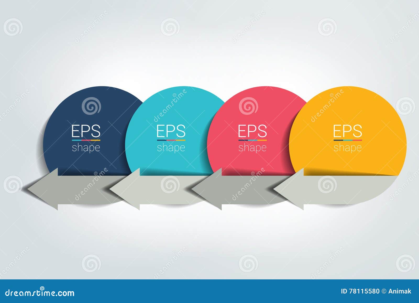 Four Steps Infographics Report, Template, Chart, Scheme. Stock Vector ...