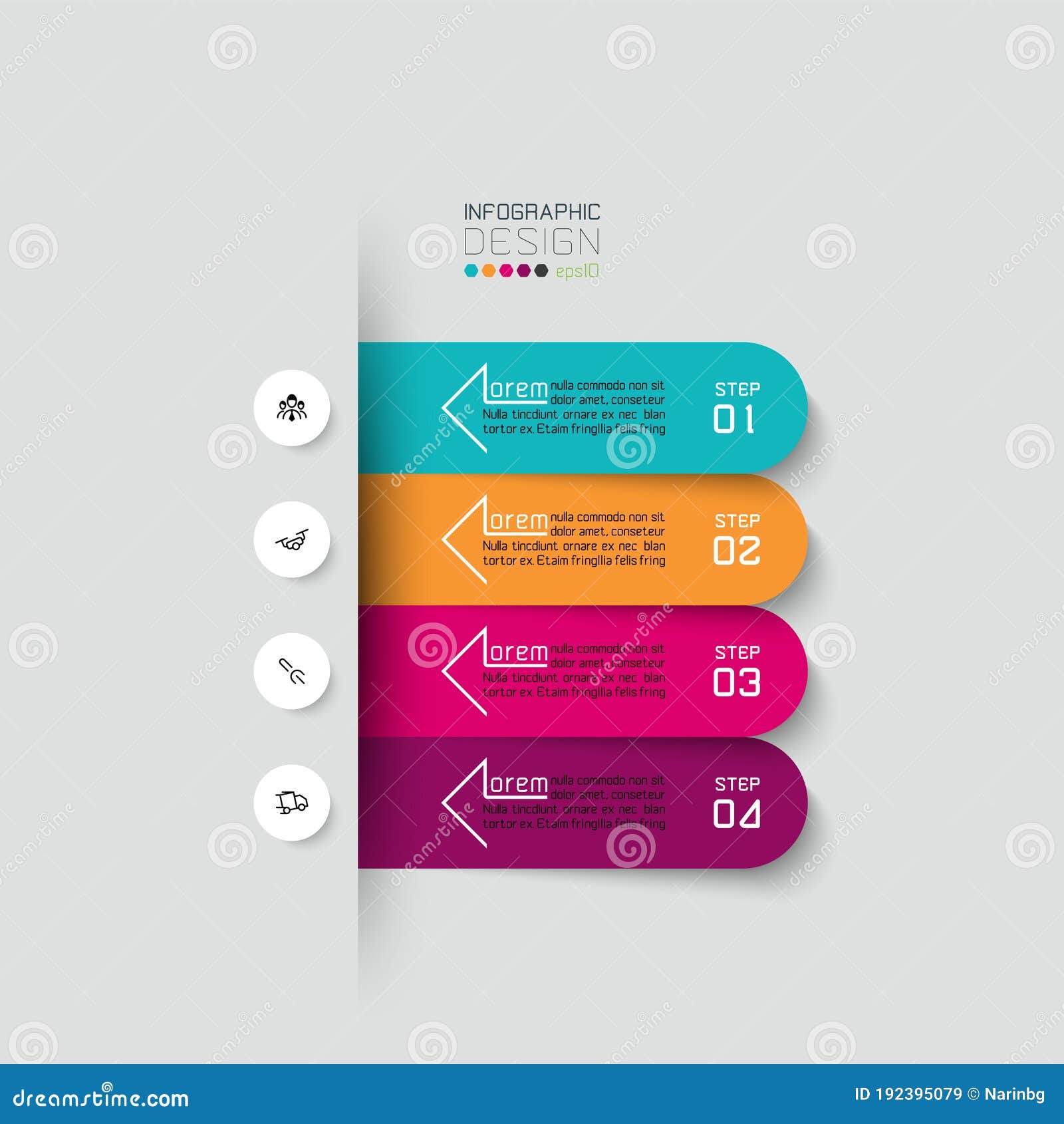 Four Steps Vector Design Use with Presentation of Business. Stock ... Four Steps Vector Design Use with Presentation of Business. Stock ...