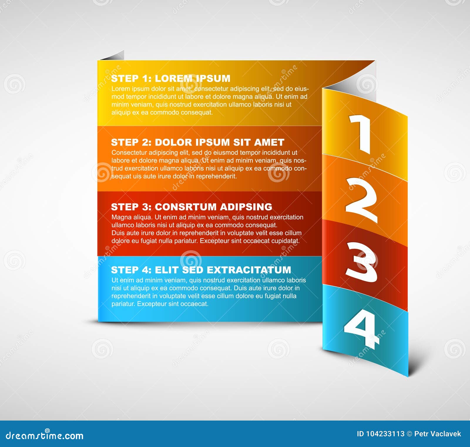 Vertical Progress, Step, Phase Indicators With 5 Steps. Vector ... Vertical Progress, Step, Phase Indicators With 5 Steps. Vector ...
