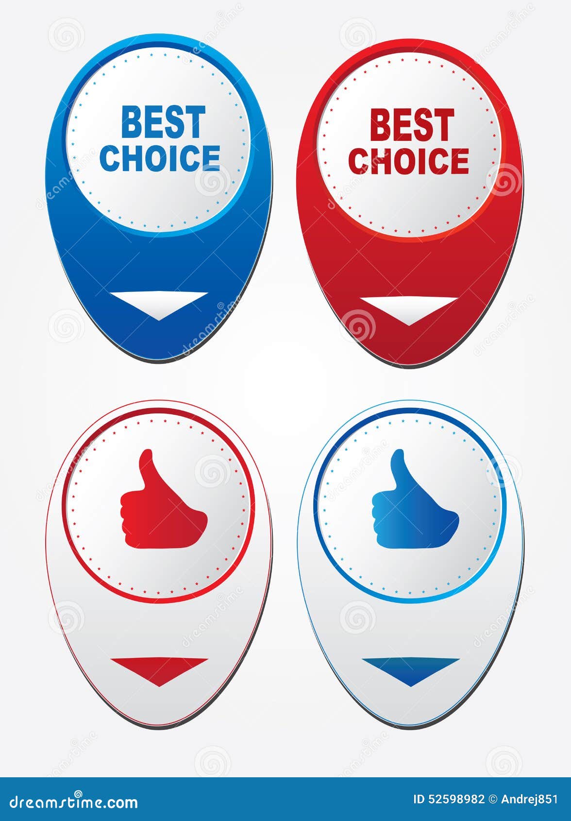 Four Stickers With Different Fruits. Banana, Lemon, Mandarin And Orange ...