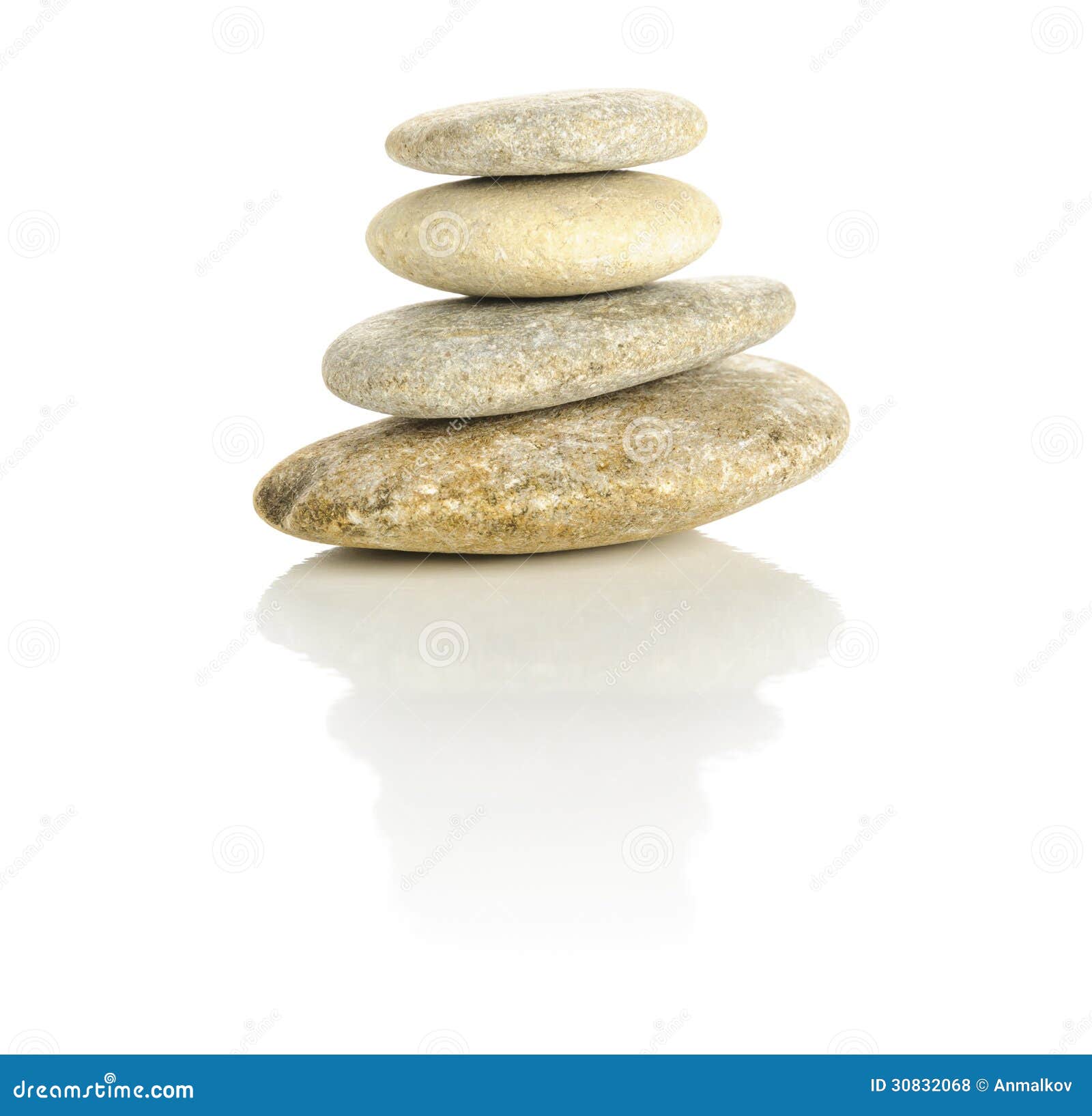 Four Stones Stacked in a Pyramid Stock Photo - Image of stability ...