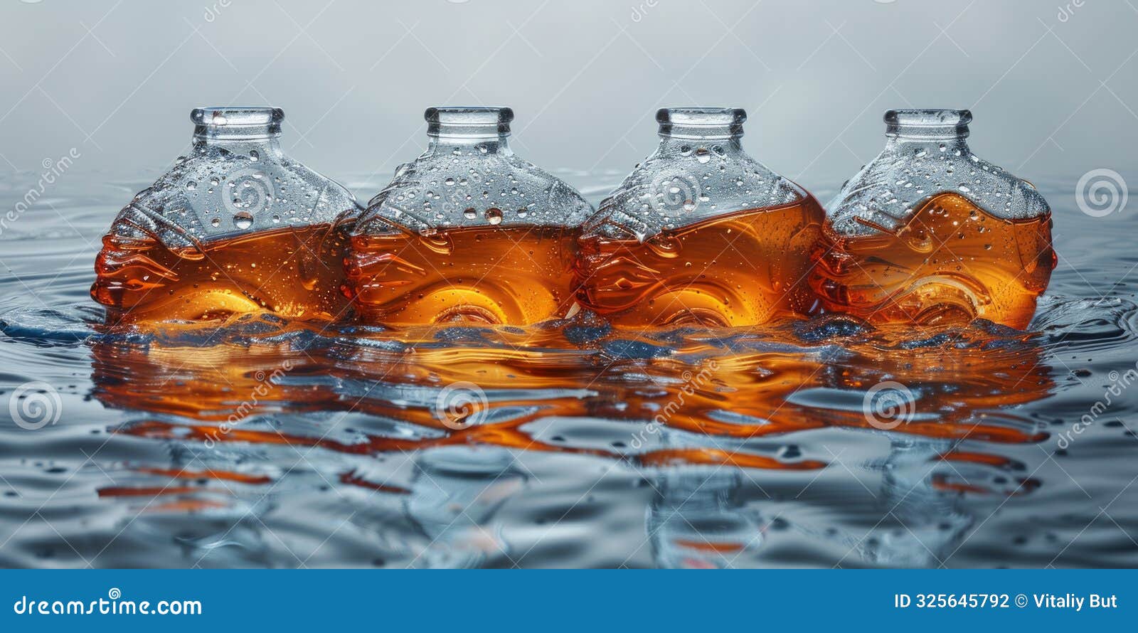 Four Surreal Bottles of Soda Shaped Like Human Organs Peacefully Float ...