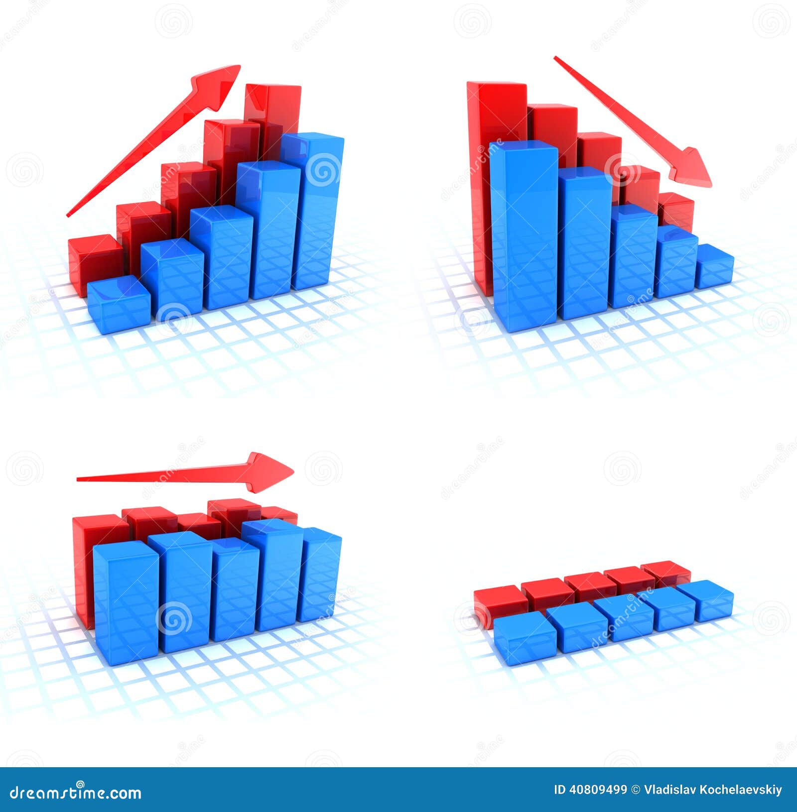 Four symbol diagram stock illustration. Illustration of financial ...