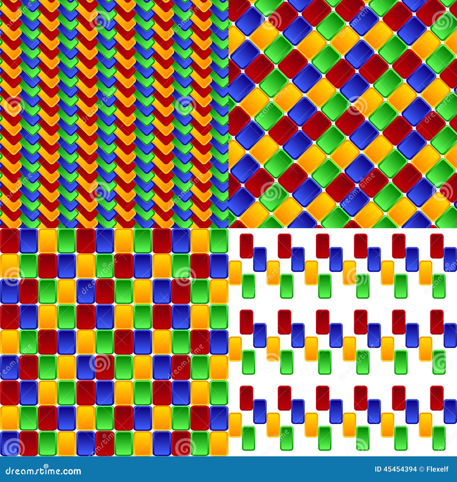 Four textures stock vector. Illustration of design, block - 45454394