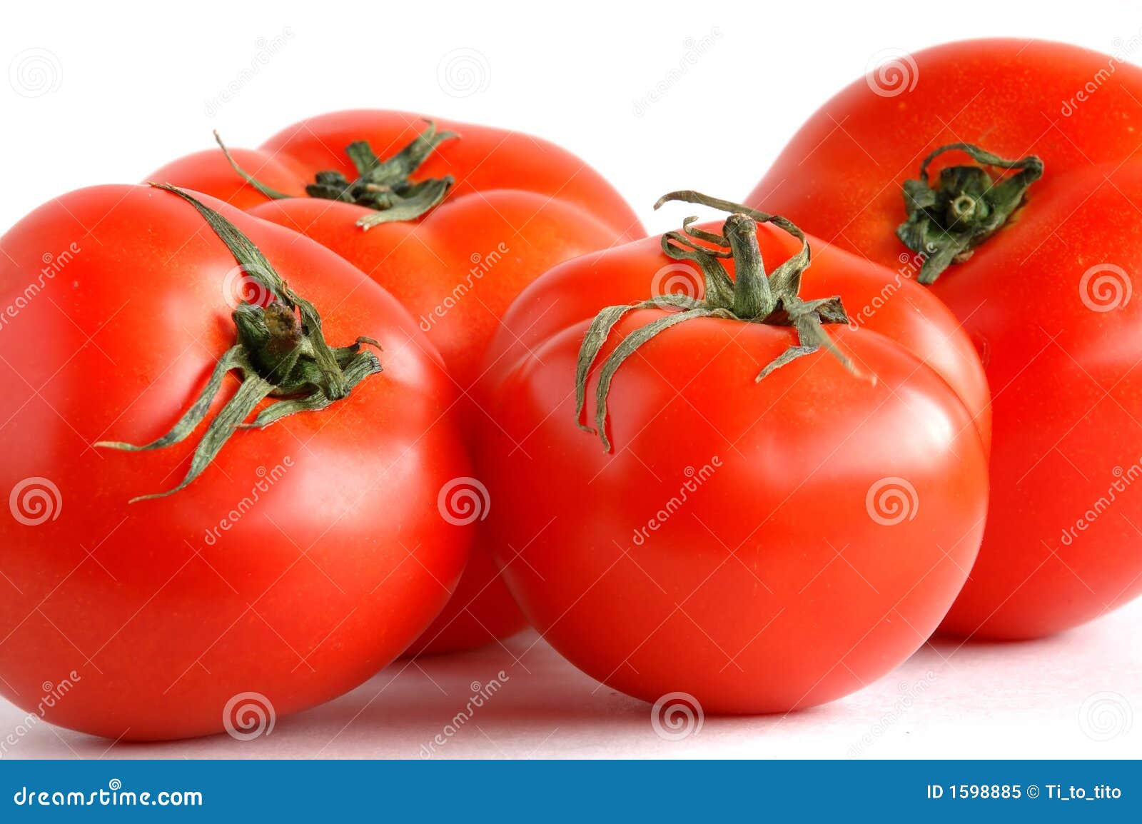 Four tomatoes stock image. Image of cook, cooking, delight - 1598885