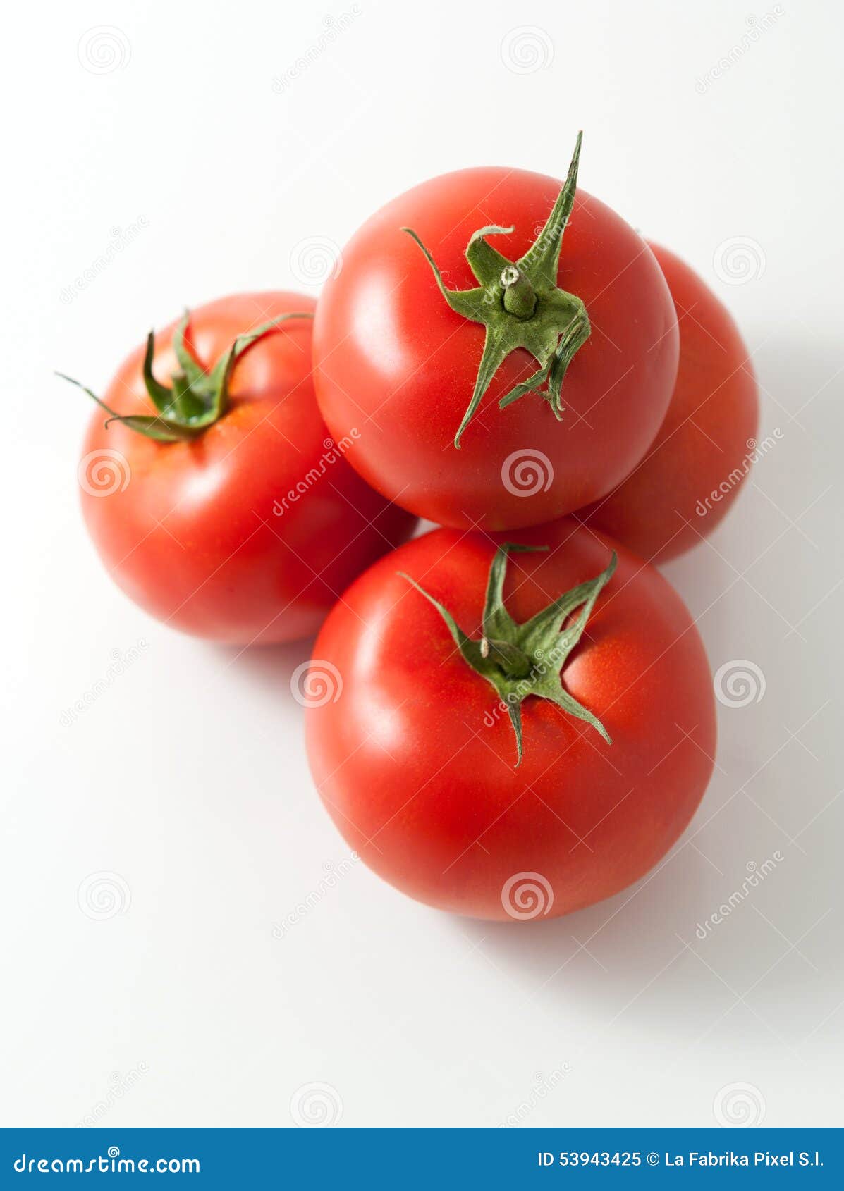 Four tomatoes stock image. Image of ripe, plant, healthy - 53943425