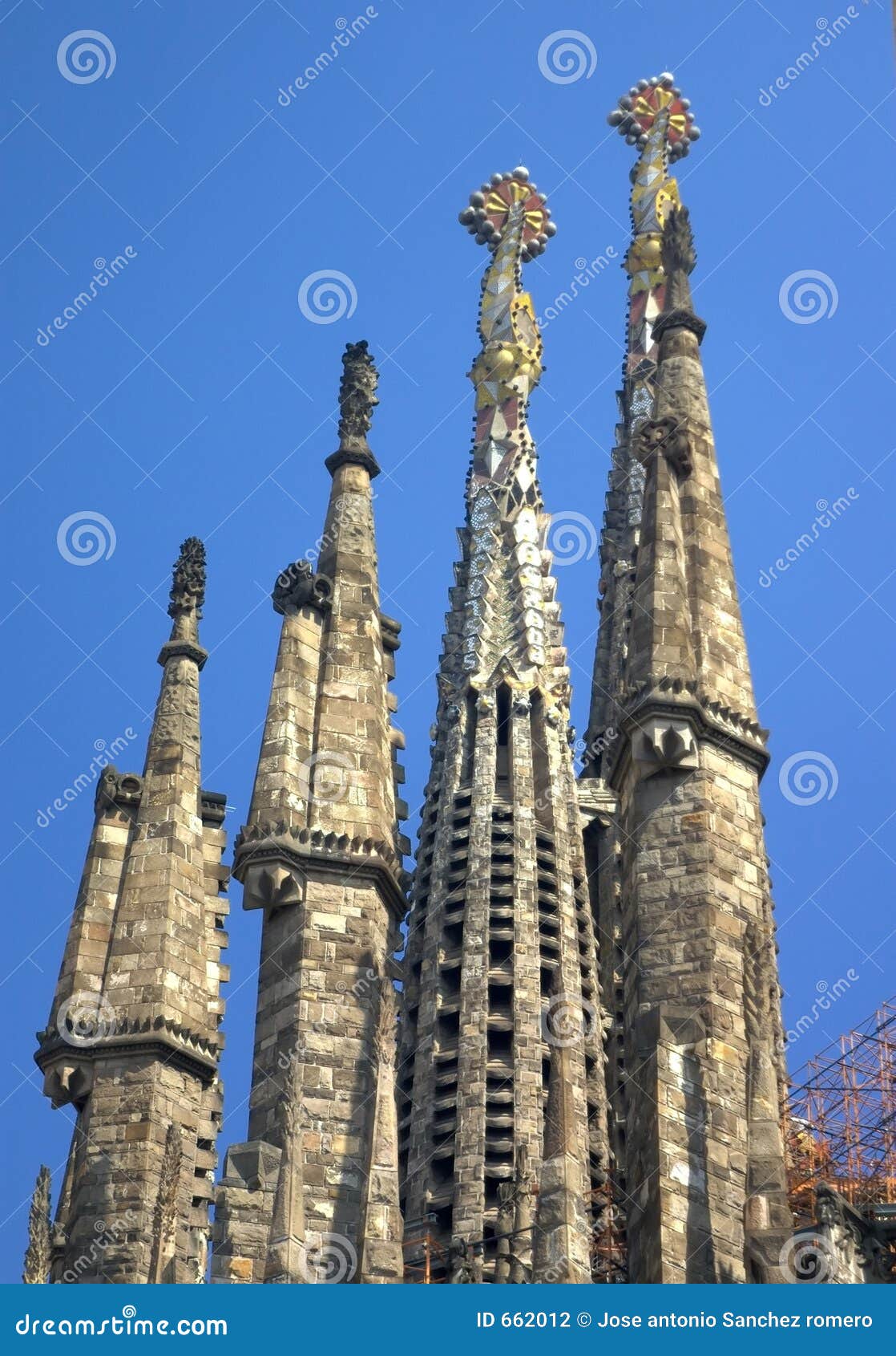 Four towers editorial photography. Image of gaudi, paradise - 662012