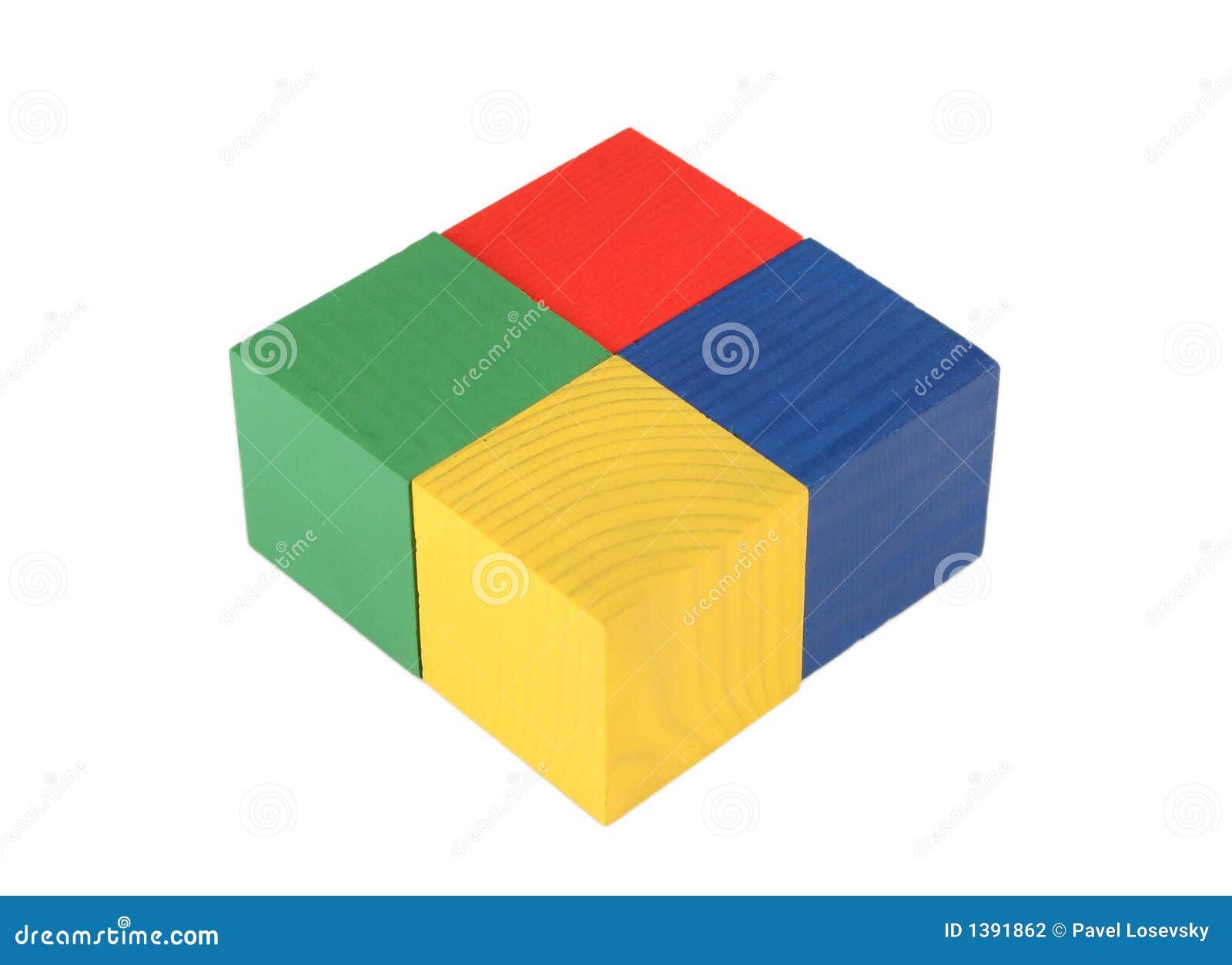 Four toy cubes stock photo. Image of create, home, object - 1391862