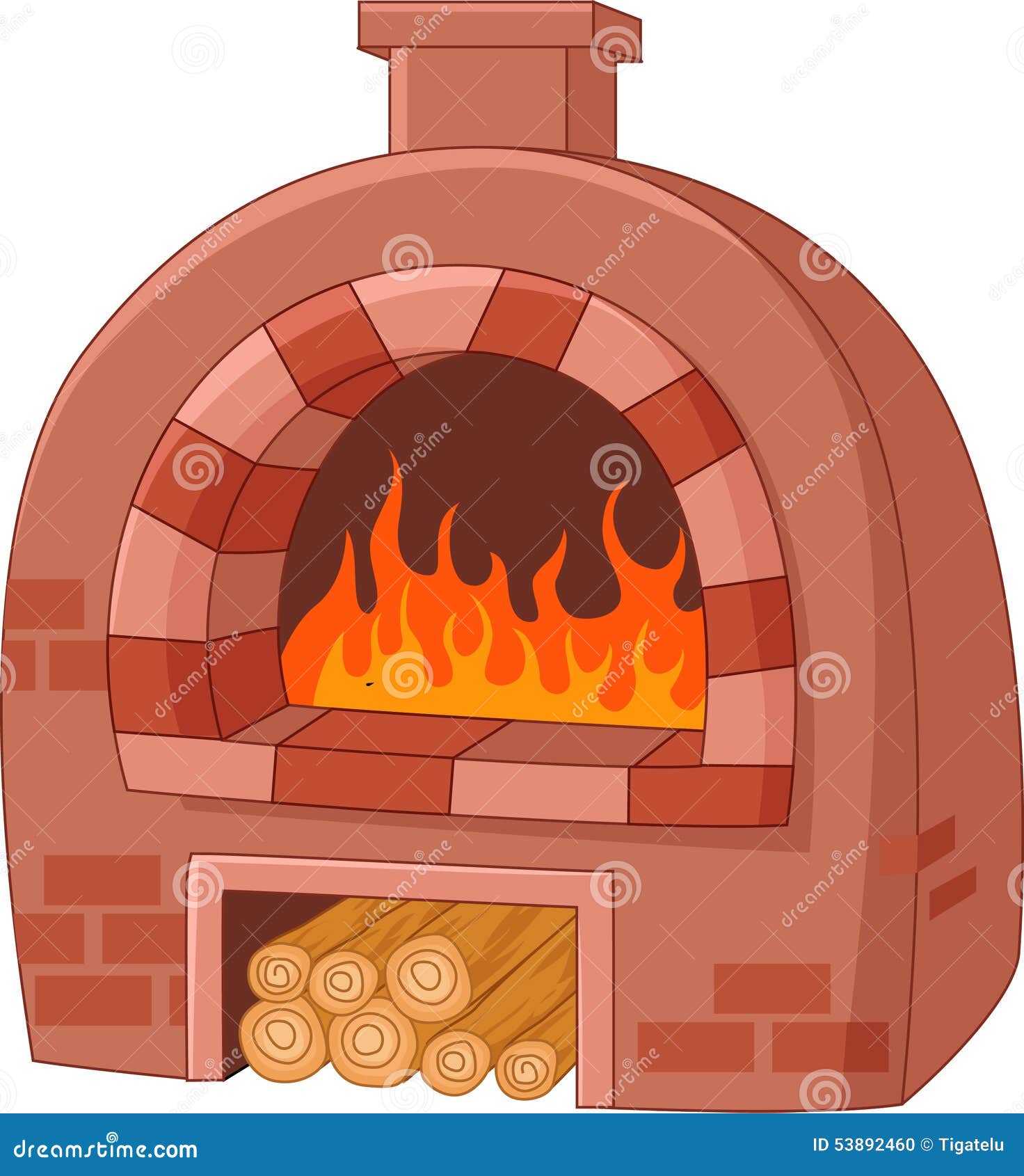 Four Traditionnel De Bande Dessinée Illustration de Vecteur ...