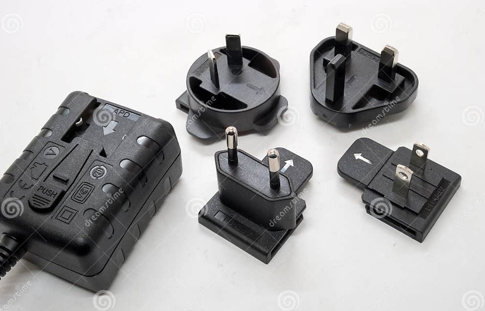 Four Types of Connection To the Mains 2 Stock Photo - Image of closeup ...