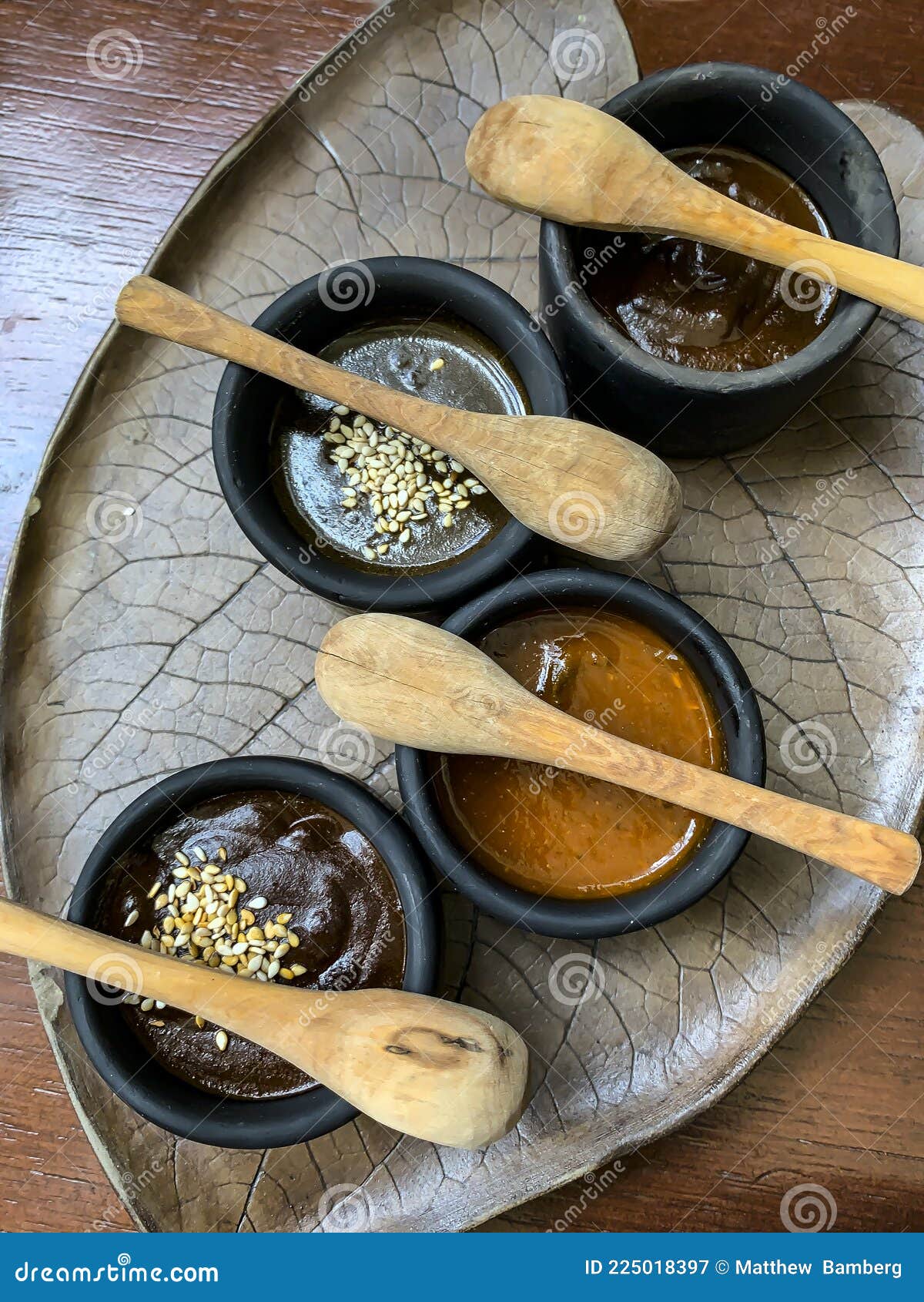 Mole sauces in Oaxaca stock image. Image of dining, mexico - 225018397