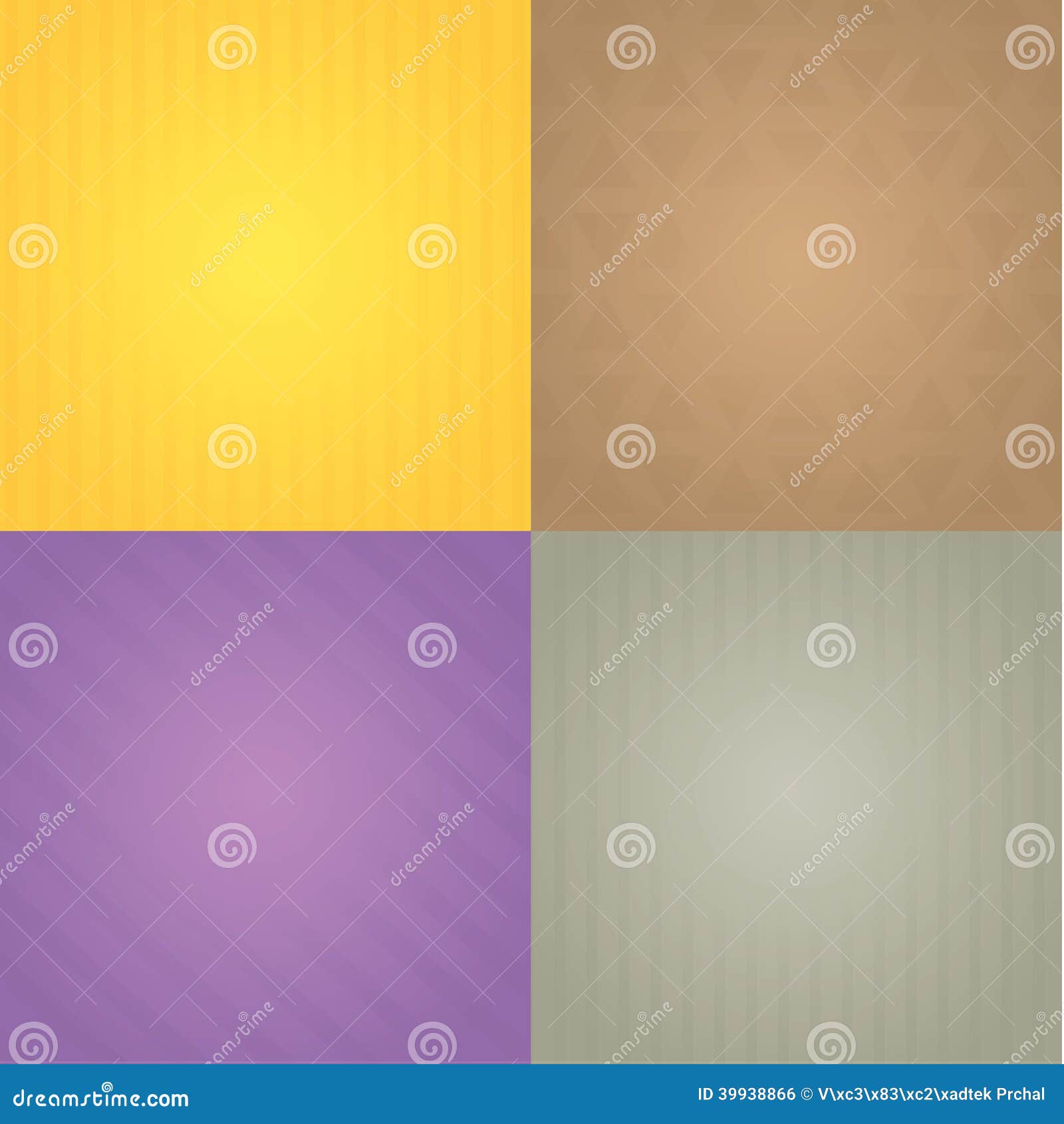 Four Vector Background. Funky Colorfully Square Background. Stock ...