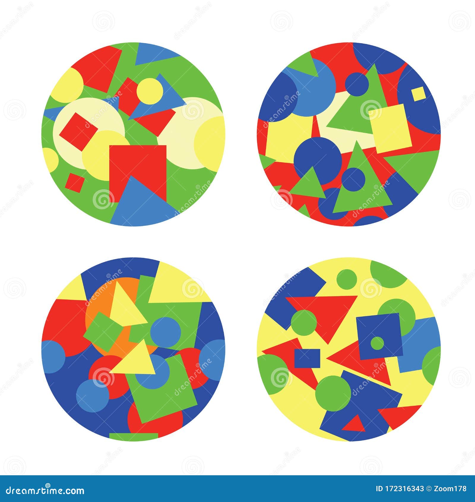 Ordered chaos stock vector. Illustration of banner, geometric - 172316343