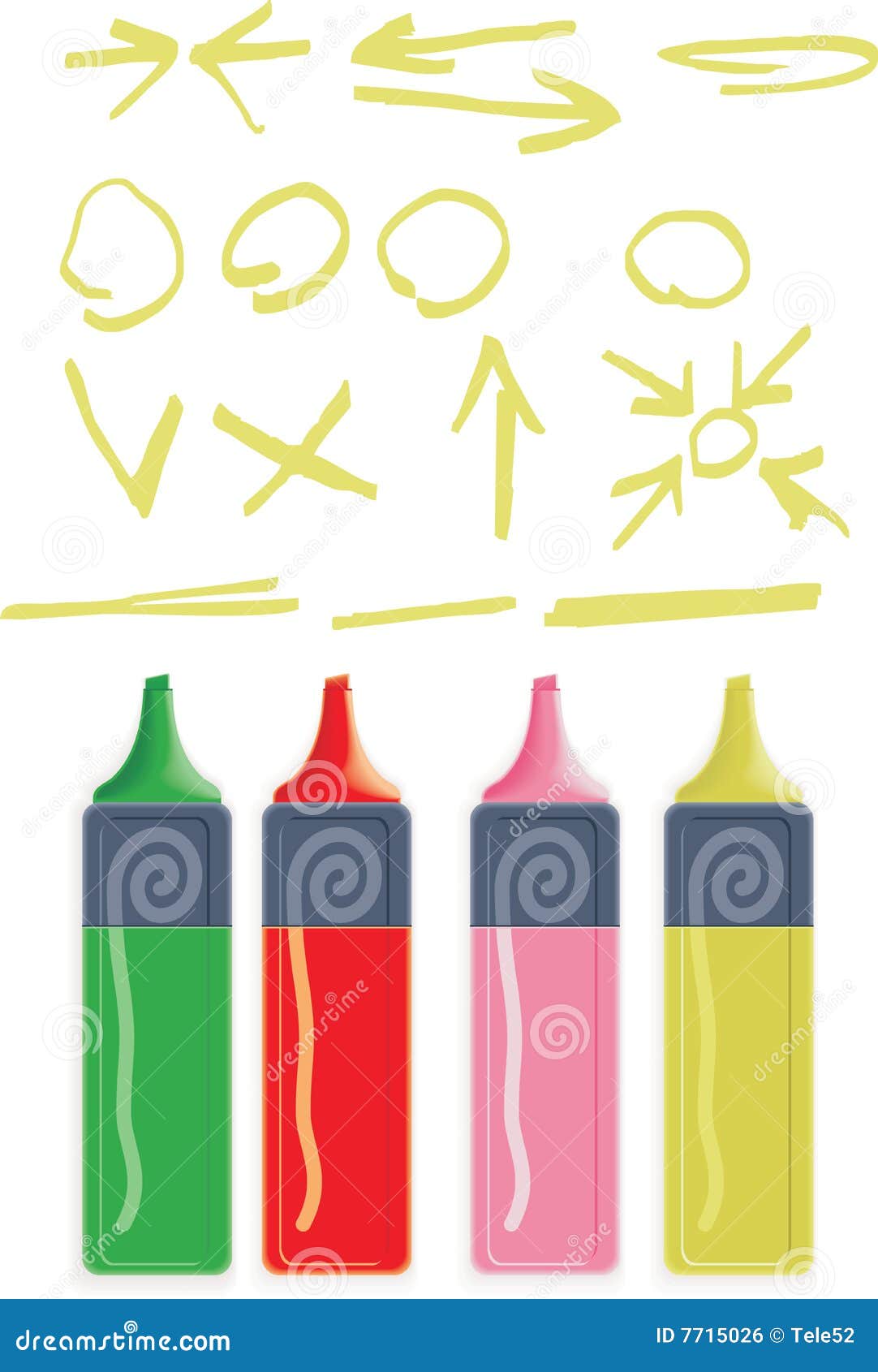 Four Marker Stock Illustrations – 1,173 Four Marker Stock Illustrations ...