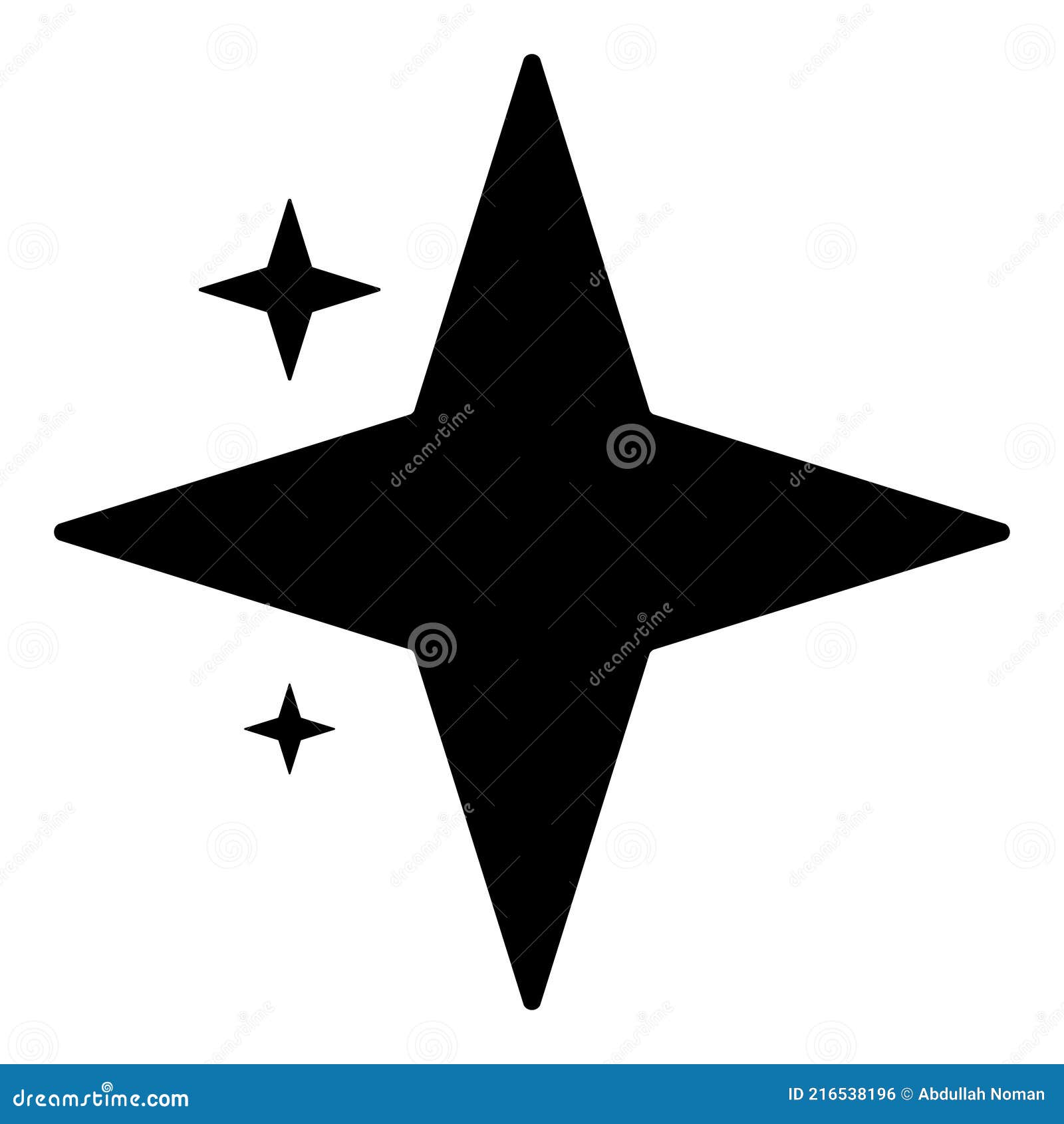 Four Way Directional Icon Design Stock Vector - Illustration of line ...