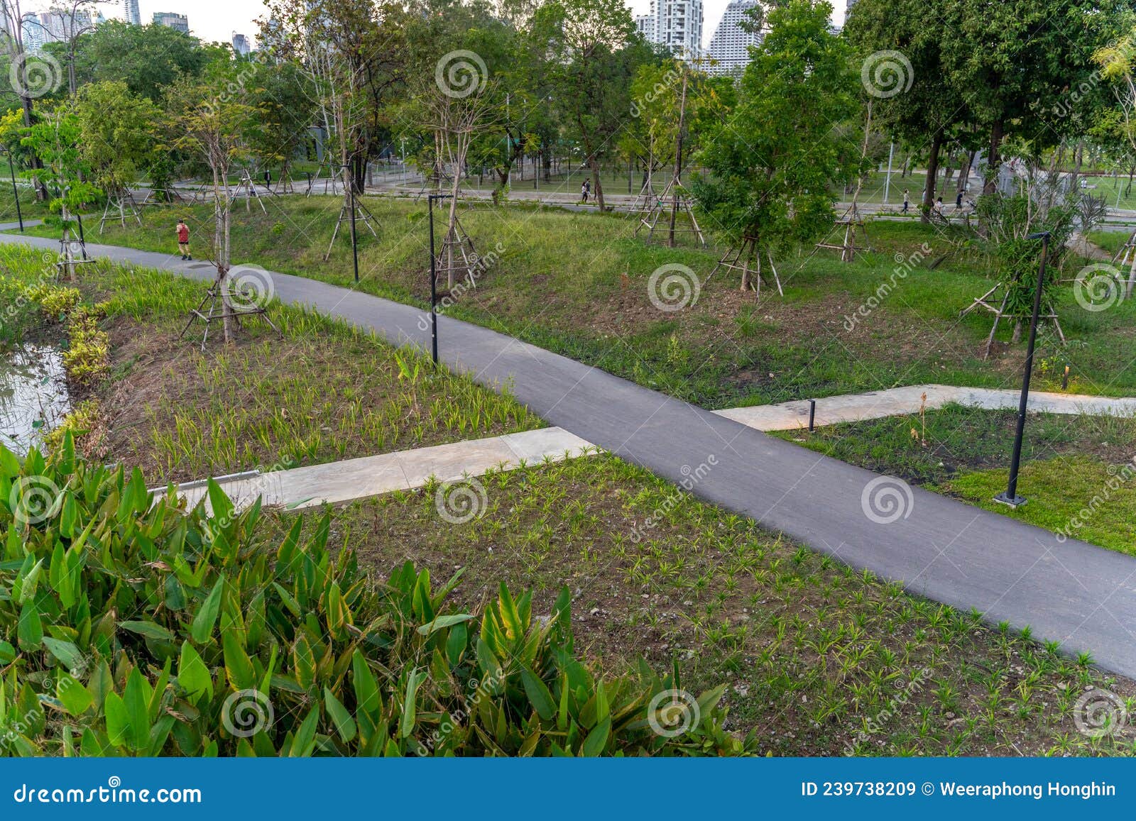 The Four Way Intersection Inside Metro Park Editorial Stock Image ...