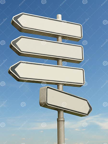 Four-way signpost stock photo. Image of guide, idea, multi - 2472038