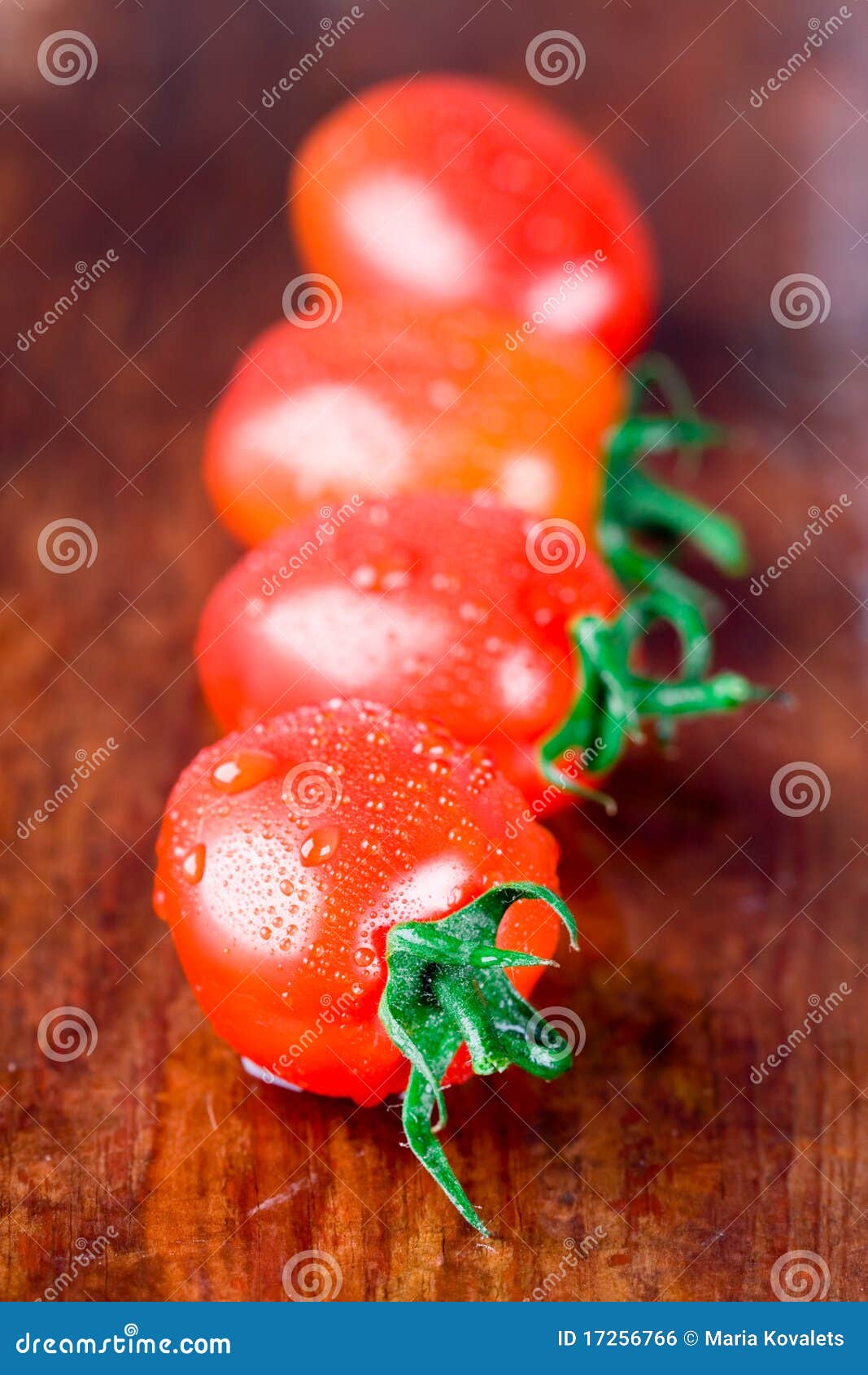 Four wet tomatoes stock photo. Image of food, closeup - 17256766