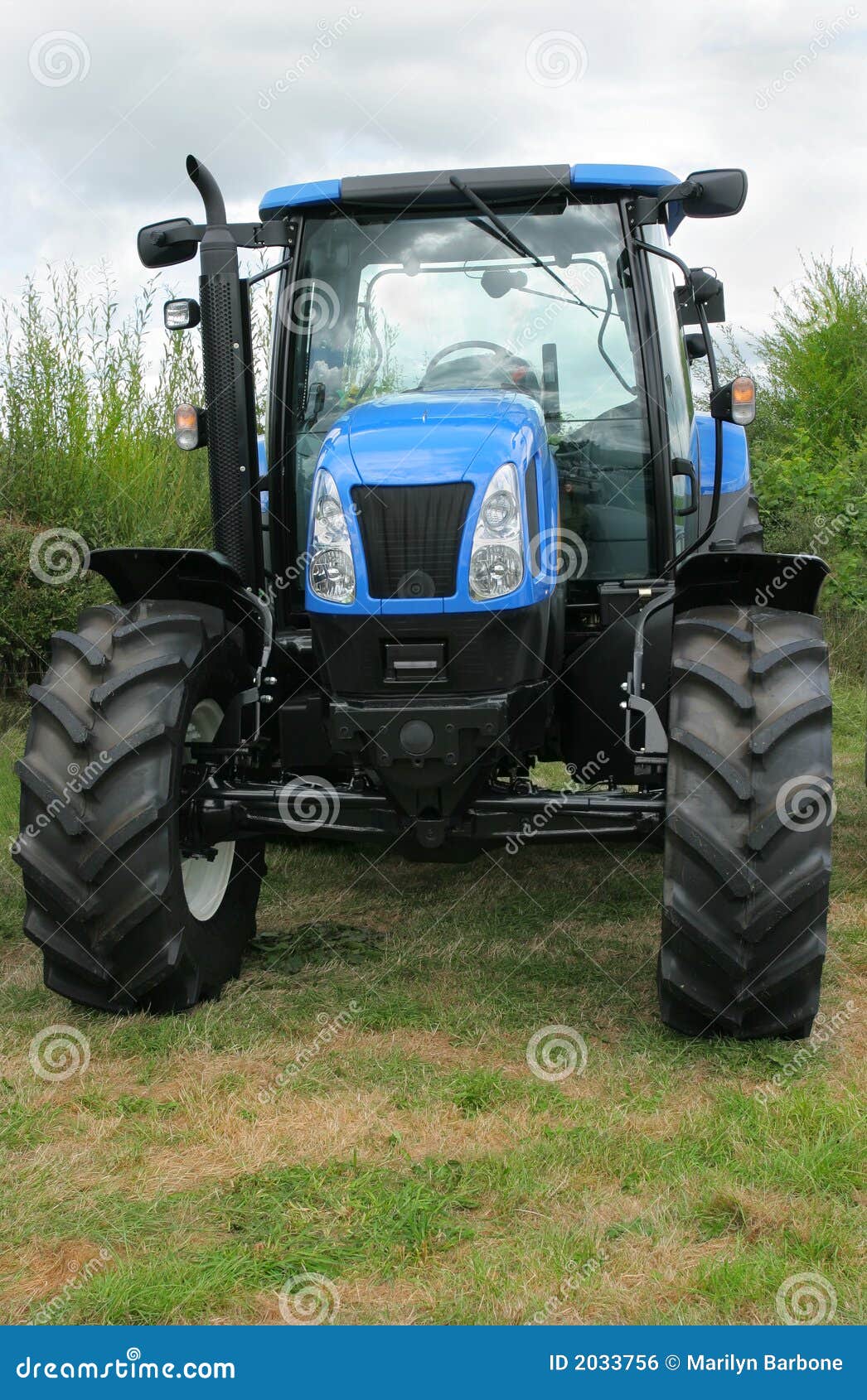 Four Wheel Drive Tractor stock photo. Image of black, farming - 2033756