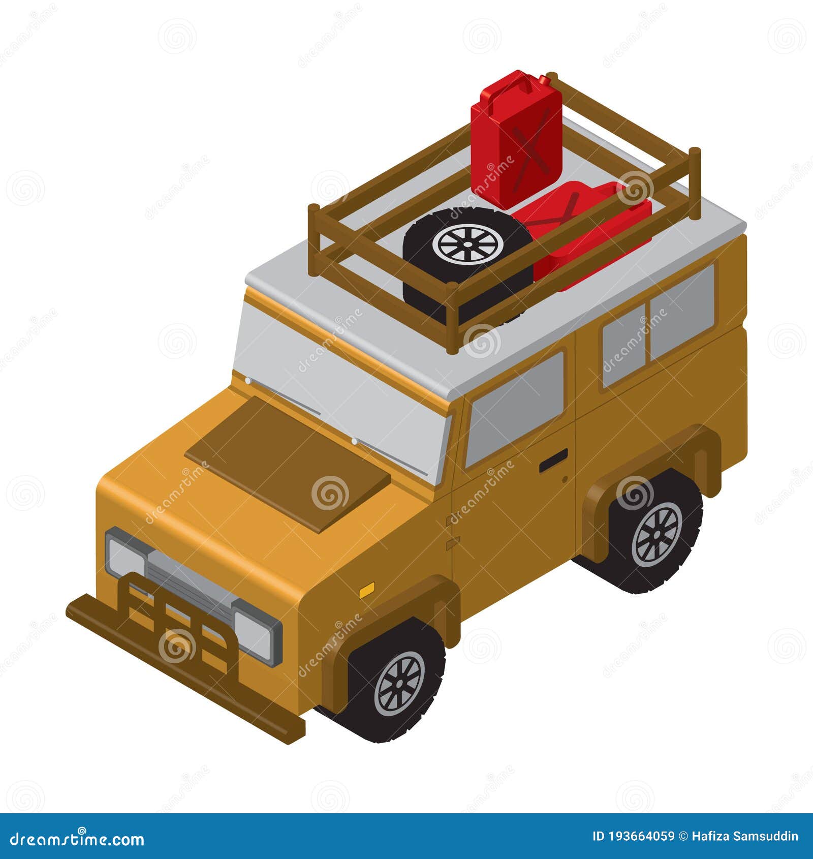 Four Wheel Drive. Vector Illustration Decorative Design Stock Vector ...