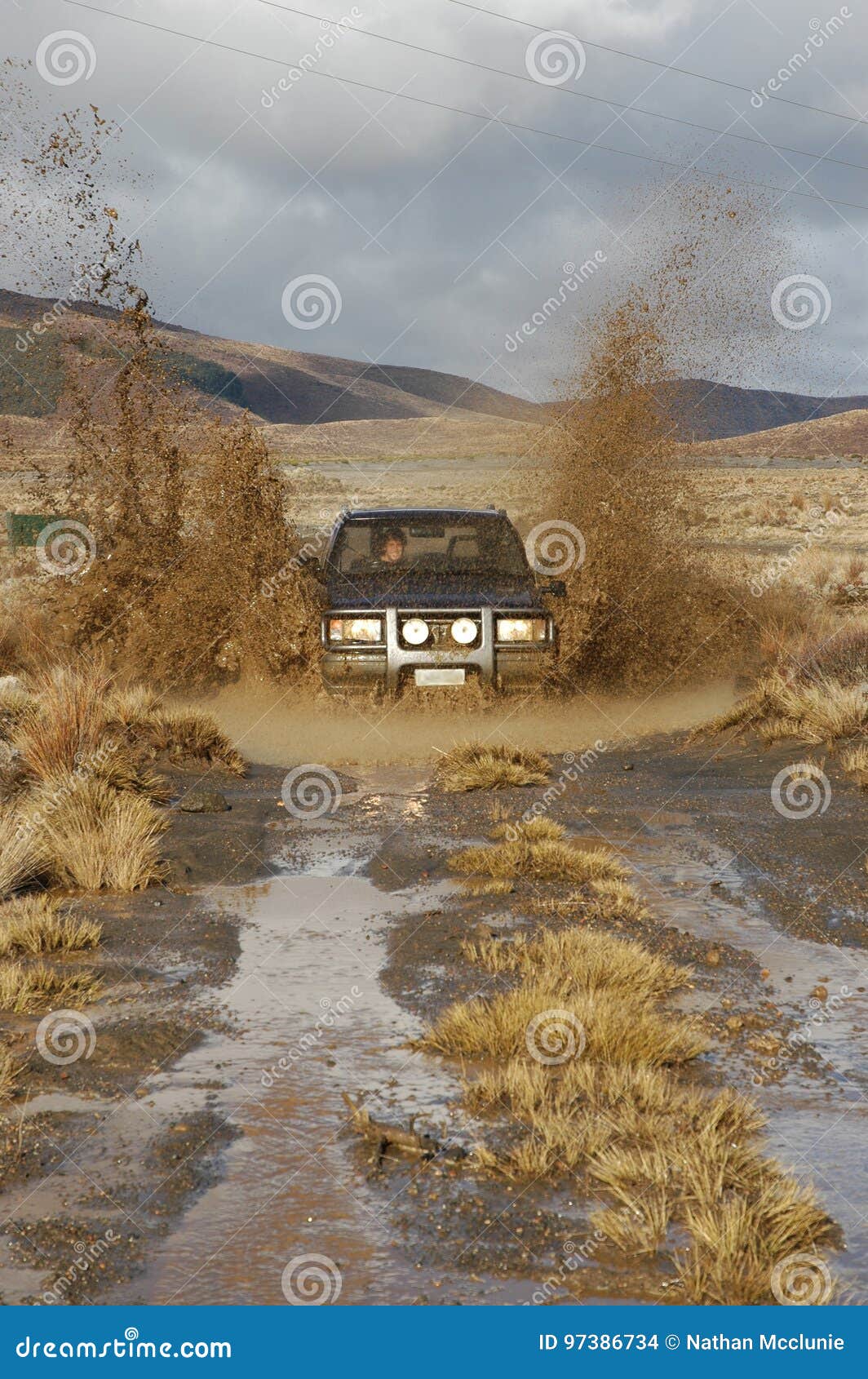 Four wheel driving stock photo. Image of speed, drive - 97386734