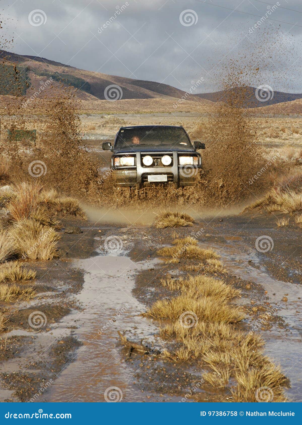Four wheel driving stock photo. Image of road, dirty - 97386758