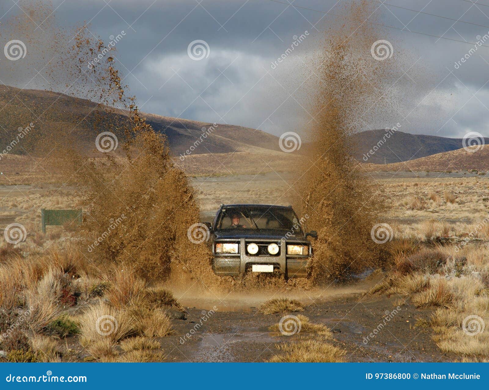 Four wheel driving stock photo. Image of road, driving - 97386800