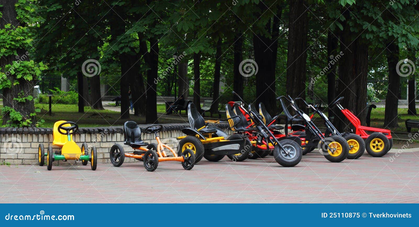 Four wheeled bicycles stock image. Image of wheels, activity - 25110875