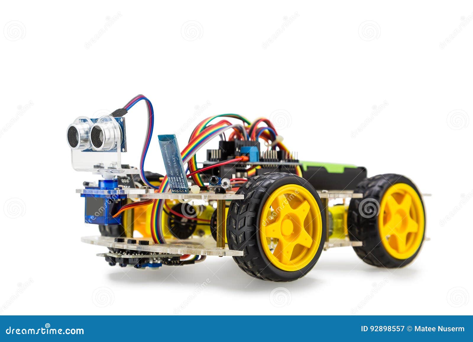 Programmable Four Wheels Drive (4WD) Robotic Car With Obstacle ...