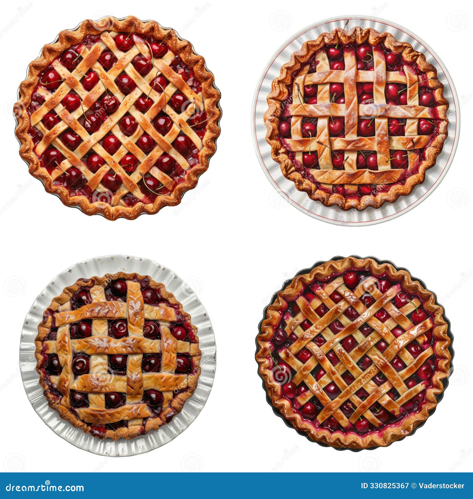 Baking Pans For Cupcakes And Cupcake In Plate, Flat Vector Illustration ...