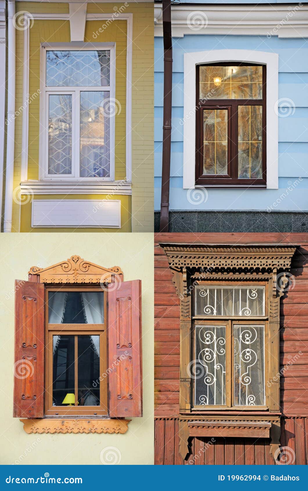 Four windows stock photo. Image of market, change, style - 19962994