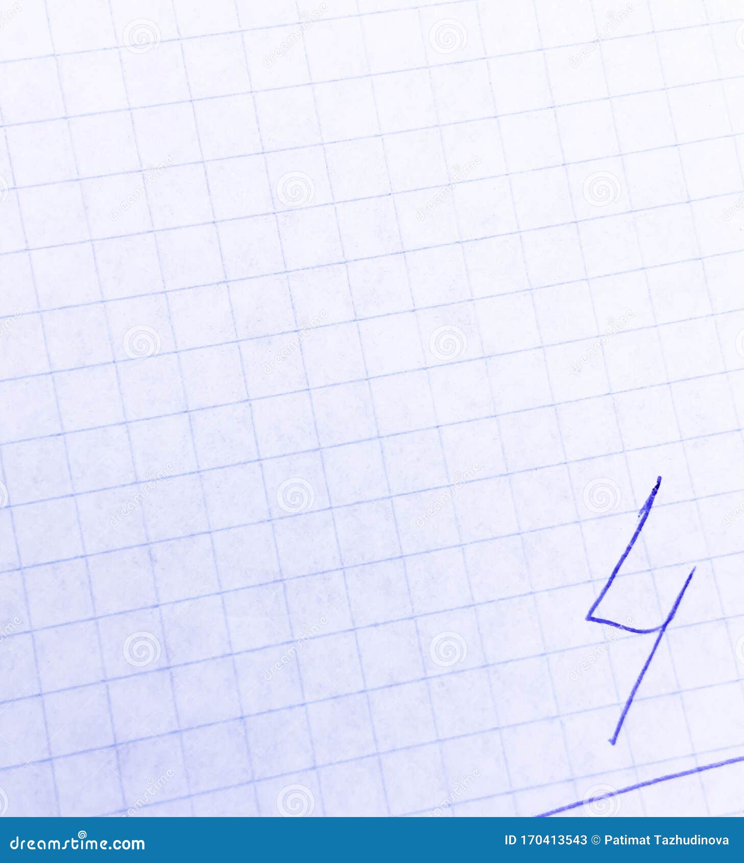 Score Four is Written in a Notebook with a Blue Pen. Mark for Completed ...