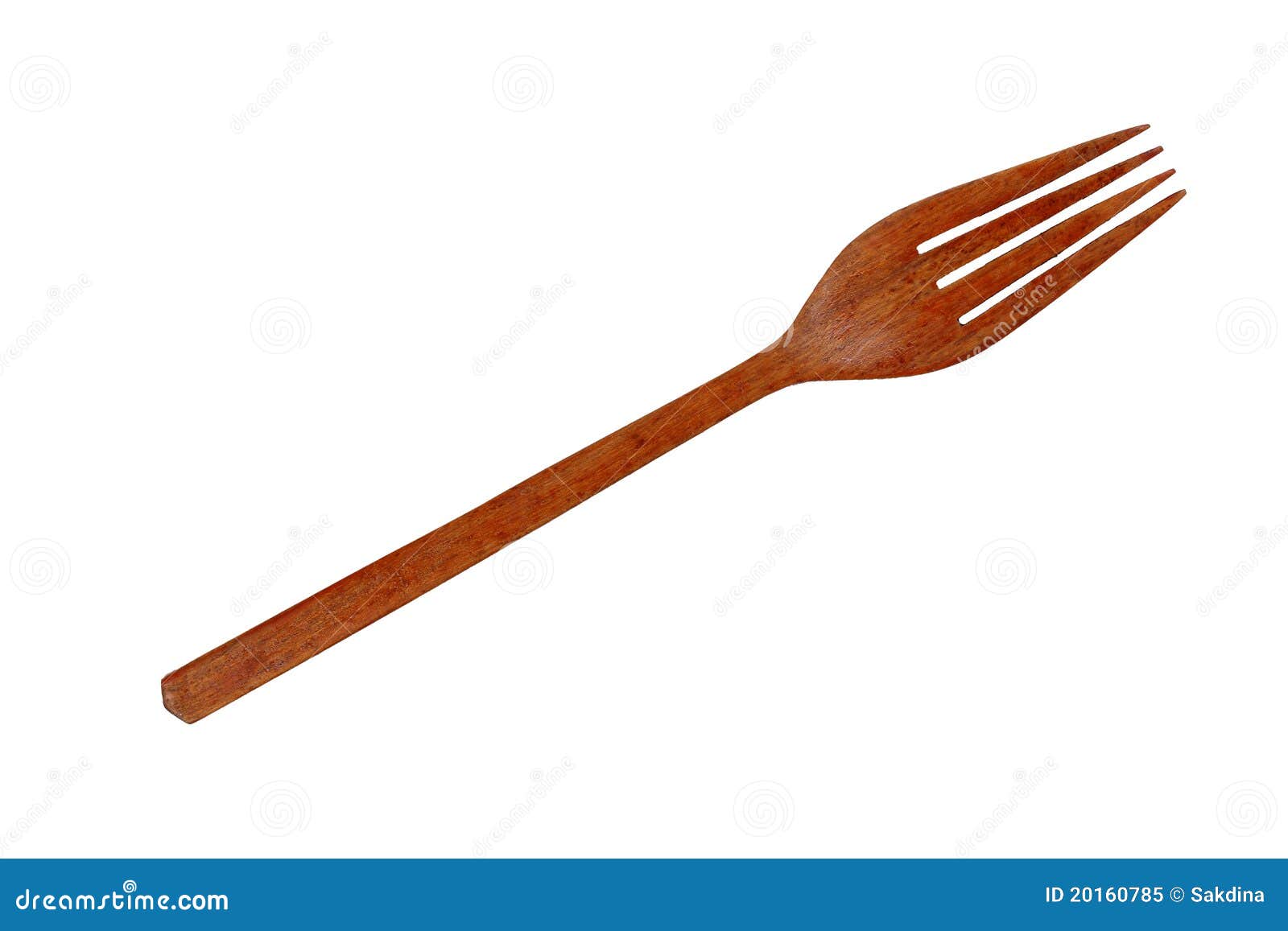 Fourchette en bois image stock. Image du closeup, texture - 20160785
