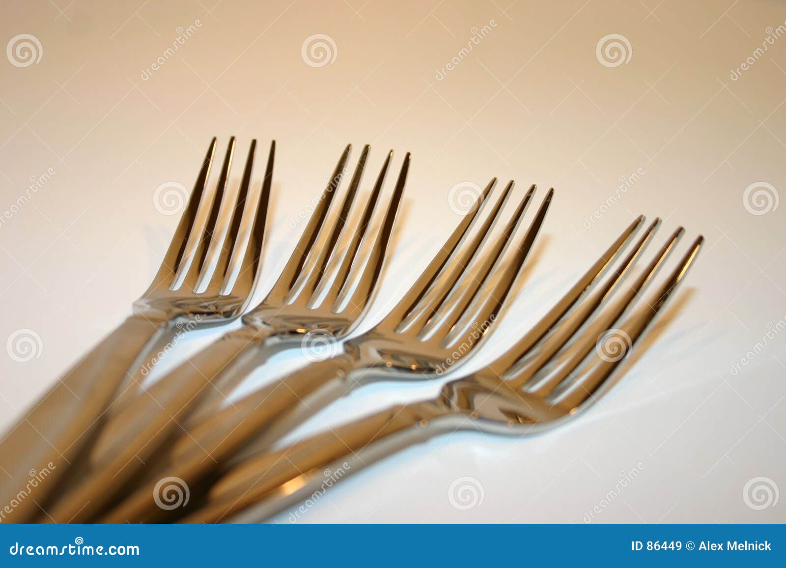 Fourchettes image stock. Image du objet, manger, argent - 86449