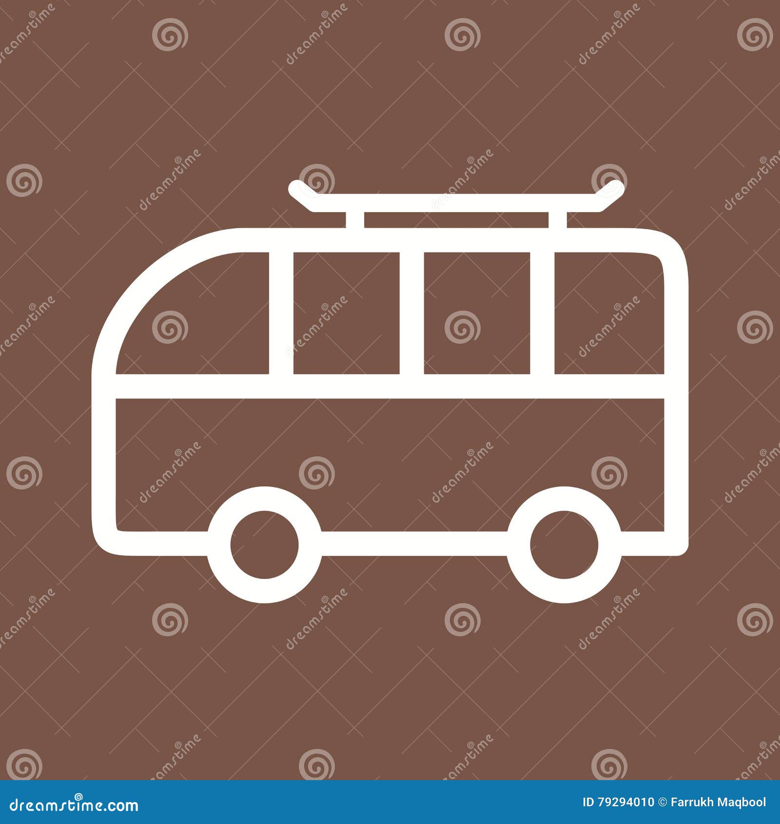Fourgon illustration de vecteur. Illustration du transport - 79294010