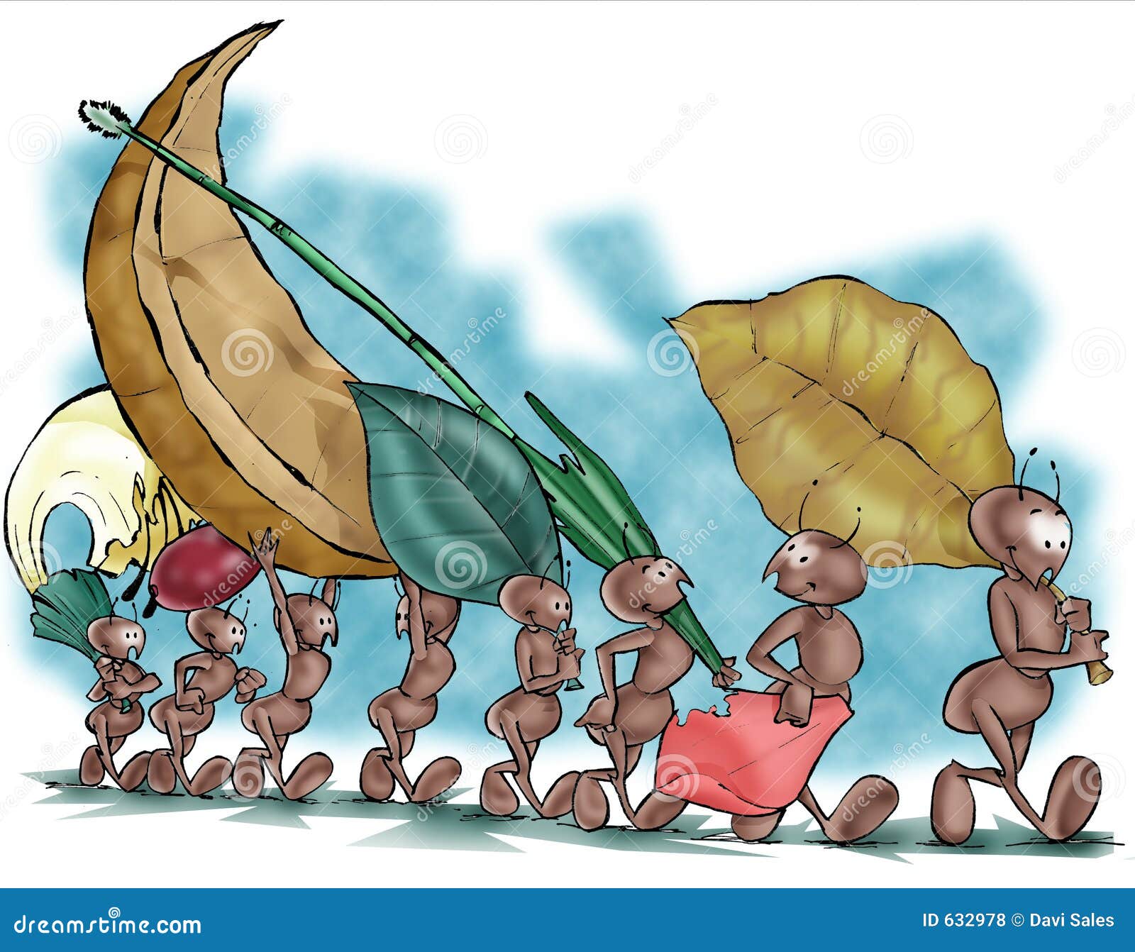 Fourmis 01 illustration stock. Illustration du lame, ensemble - 632978