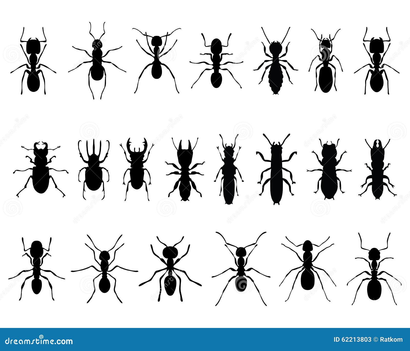 Fourmis et termites illustration stock. Illustration du décoration ...