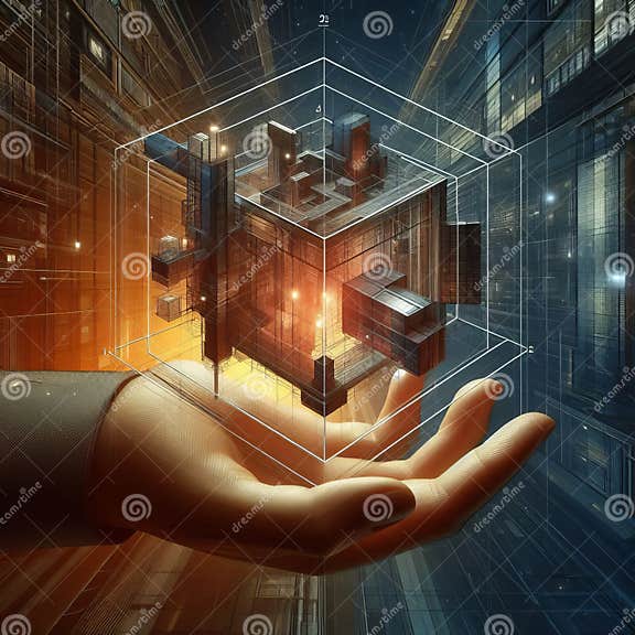 Fourth Dimensional Object an Attempt To Visualize a Four Dimensi Stock ...