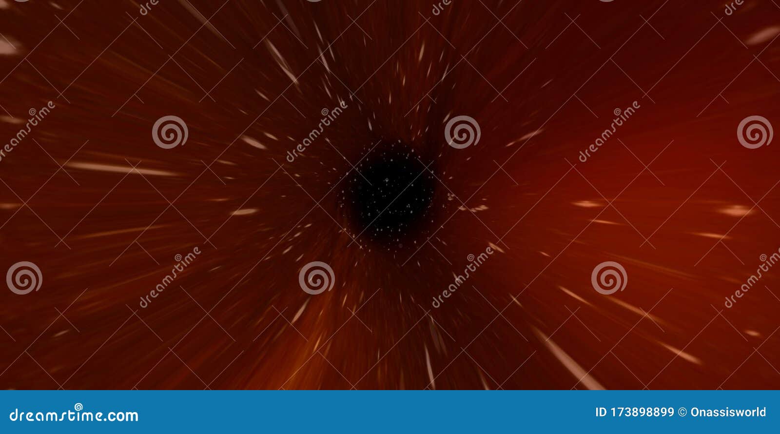 Fourth Dimensional Space Particles Abstract Background Stock ...